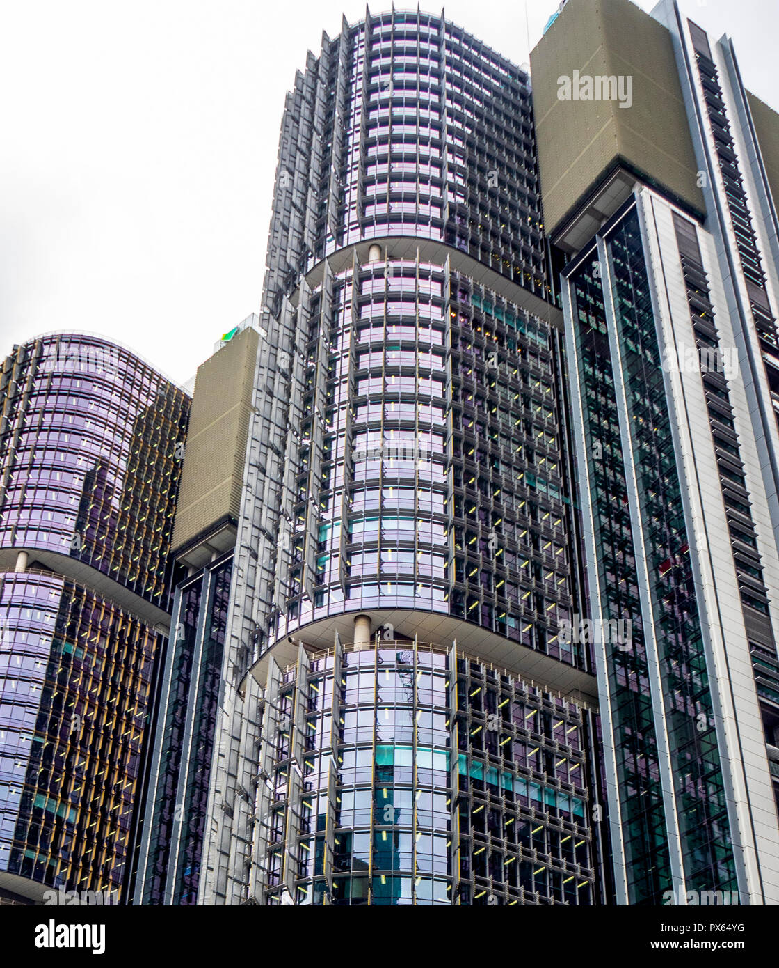 Modern architecture Barangaroo Commercial Towers Sydney NSW Australia ...