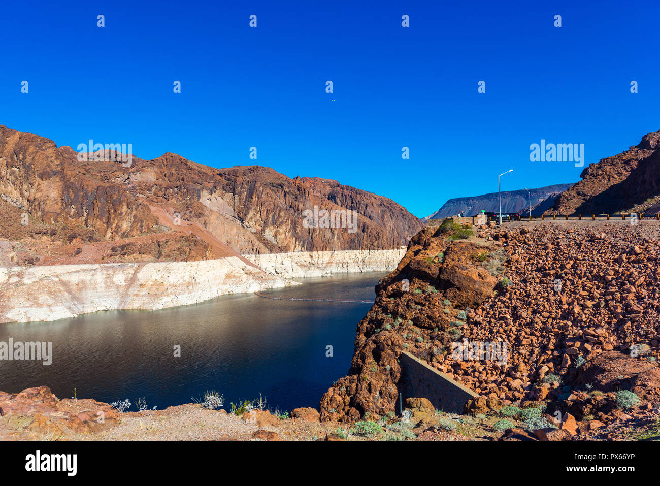 View of the river landscape, Boulder, USA. Copy space for text Stock ...