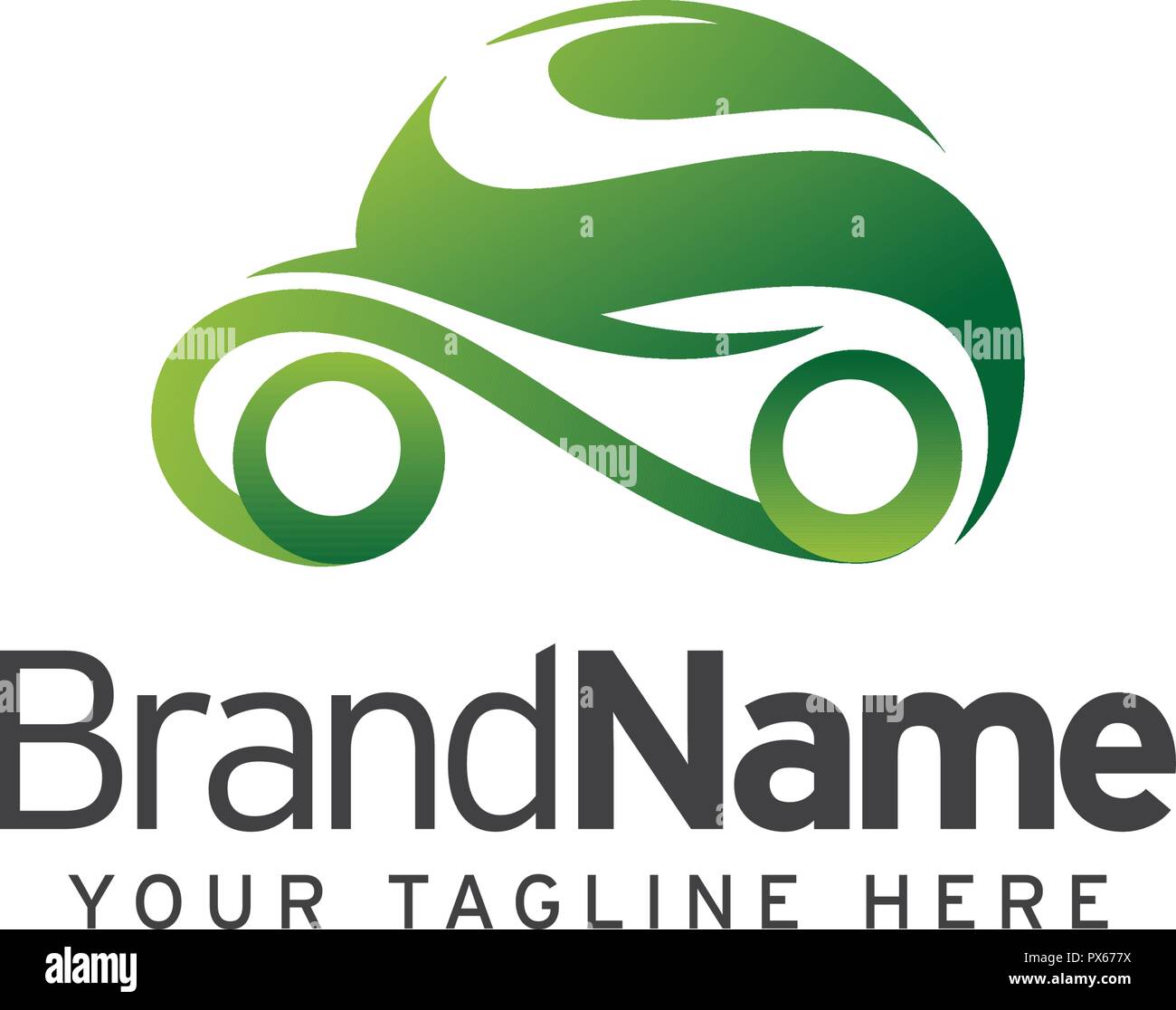 Eco Car Logo Template Design Vector illustration Stock Vector Image ...