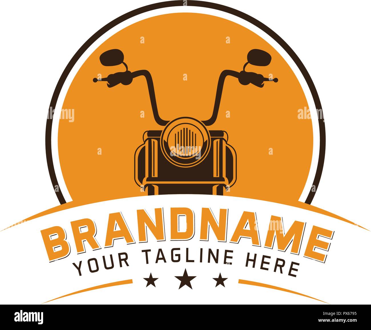 Vintage Motorcycle logo emblem vector illustration Stock Vector Image ...