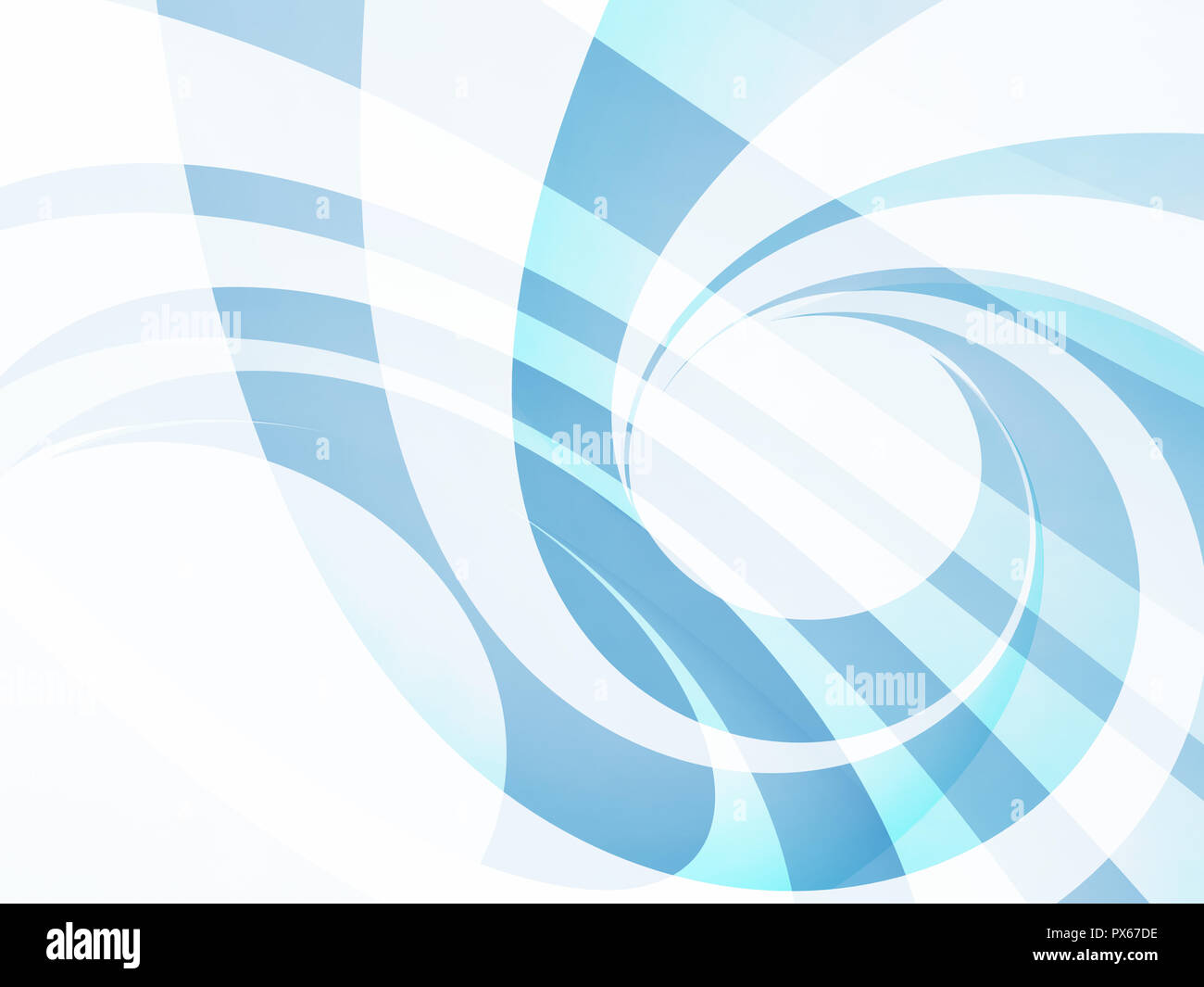 Blue spirals background pattern. Abstract digital illustration, 3d ...