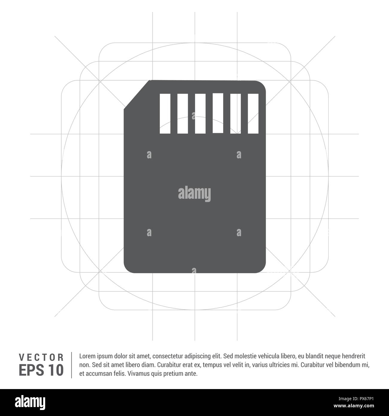 Memory Card Icon Stock Vector Image & Art - Alamy