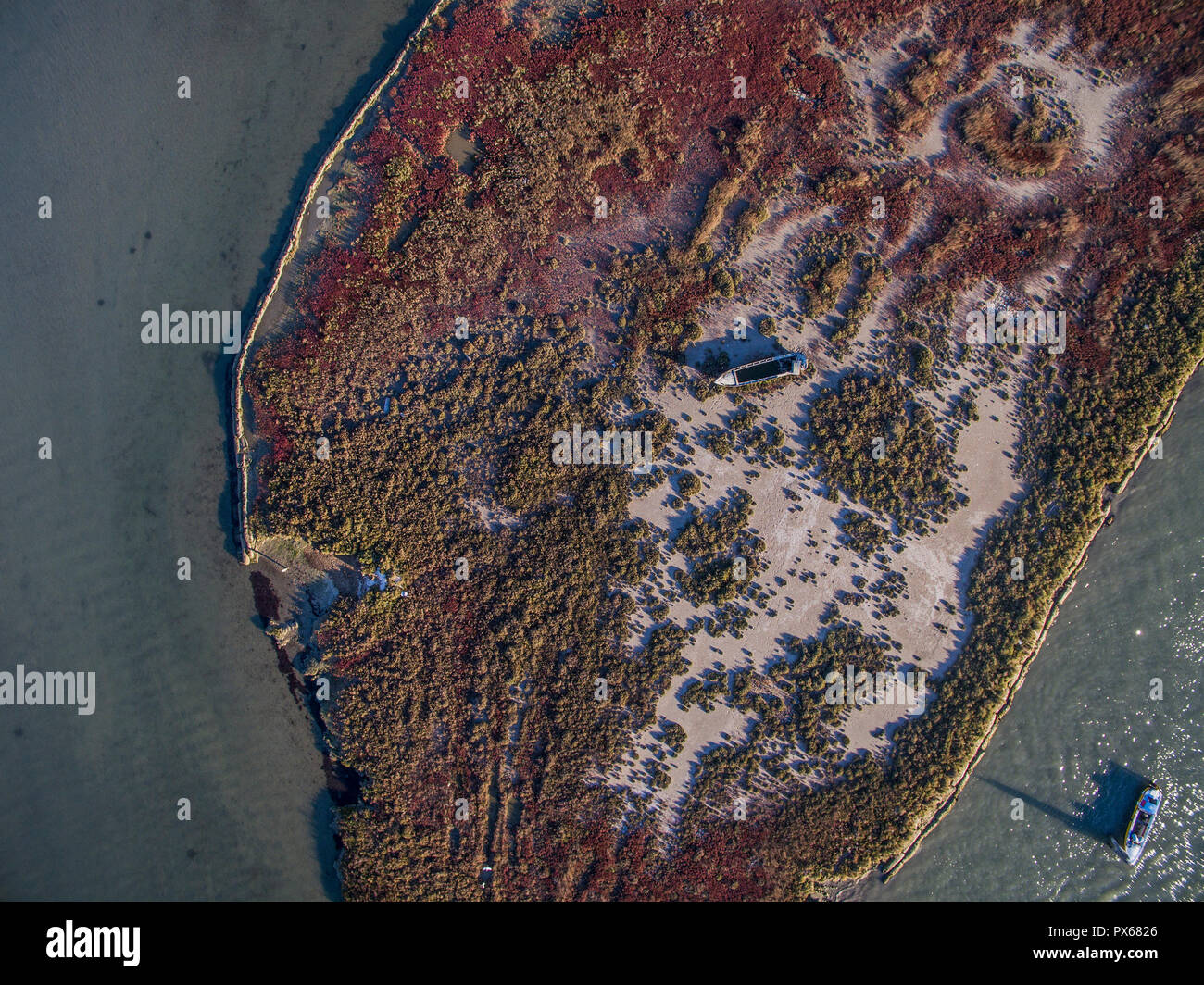 Aerial view of the Venice lagoon Stock Photo - Alamy