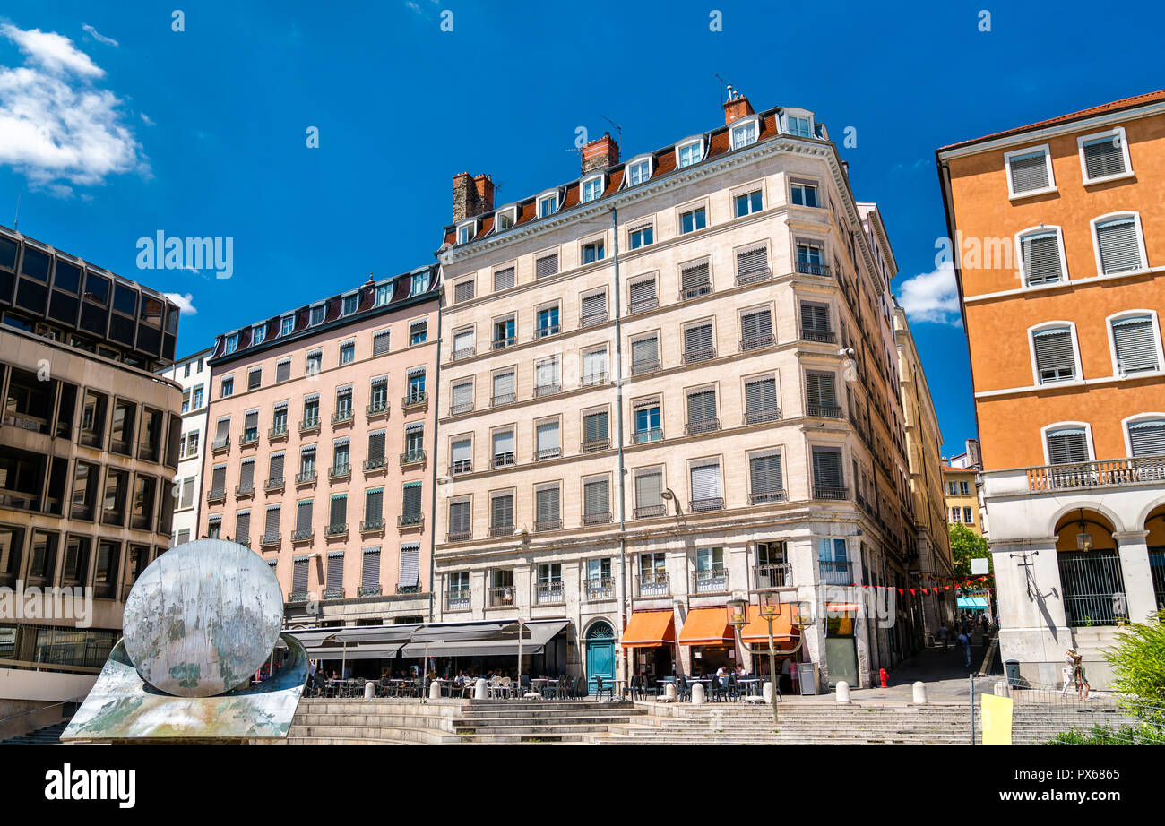French architecture in the city centre of Lyon Stock Photo - Alamy