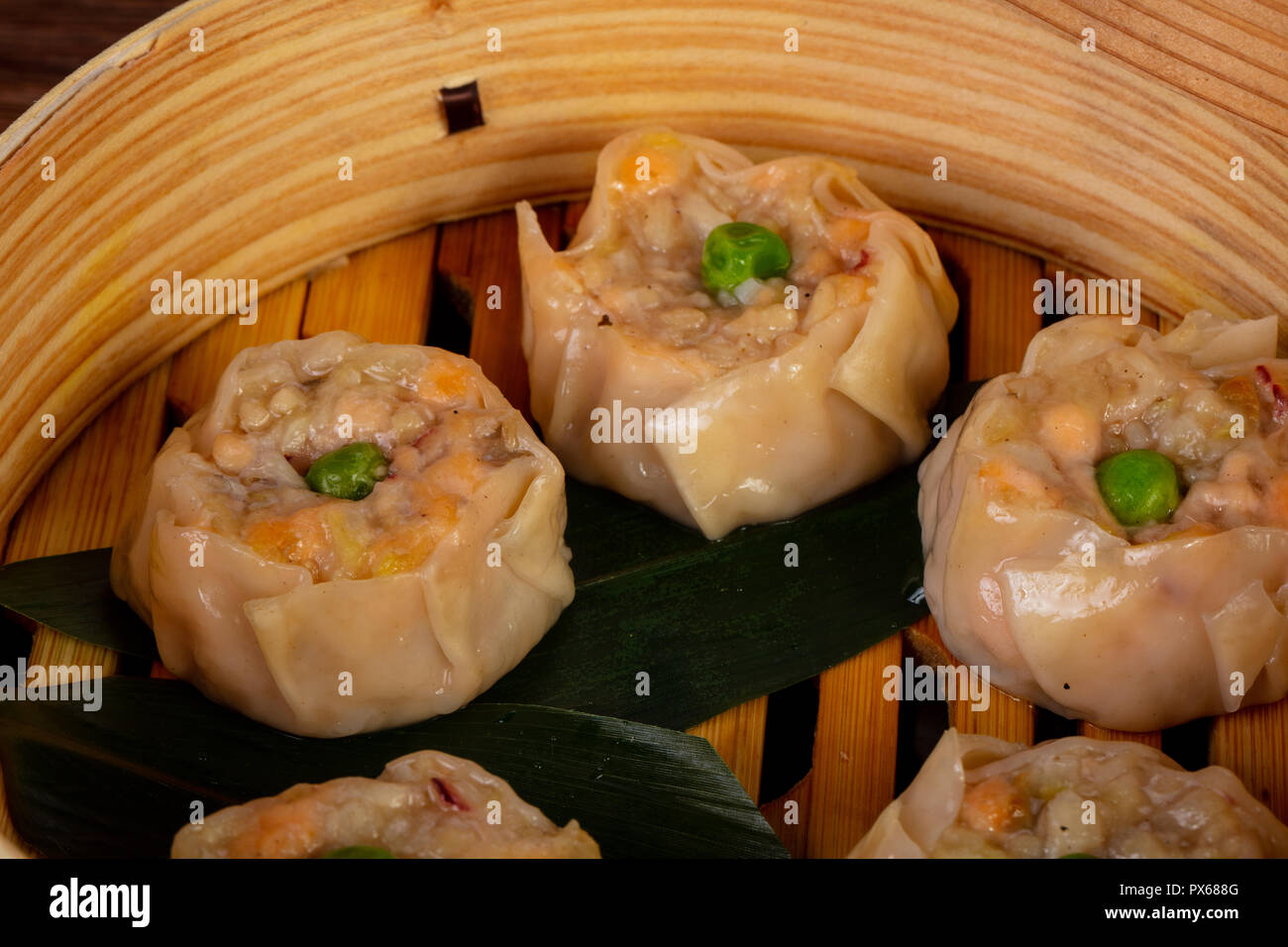 Japanese traditional dumplings with prawn Stock Photo - Alamy