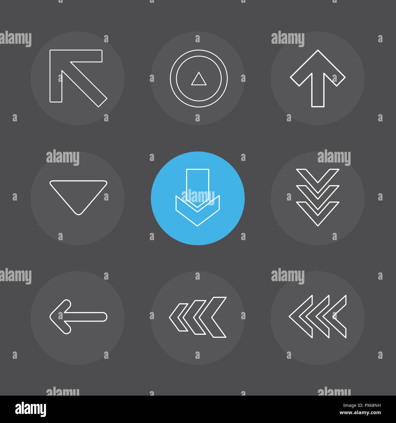 arrows , directions , pointer , arrow , user interface , pointer , up , down , left , right ...