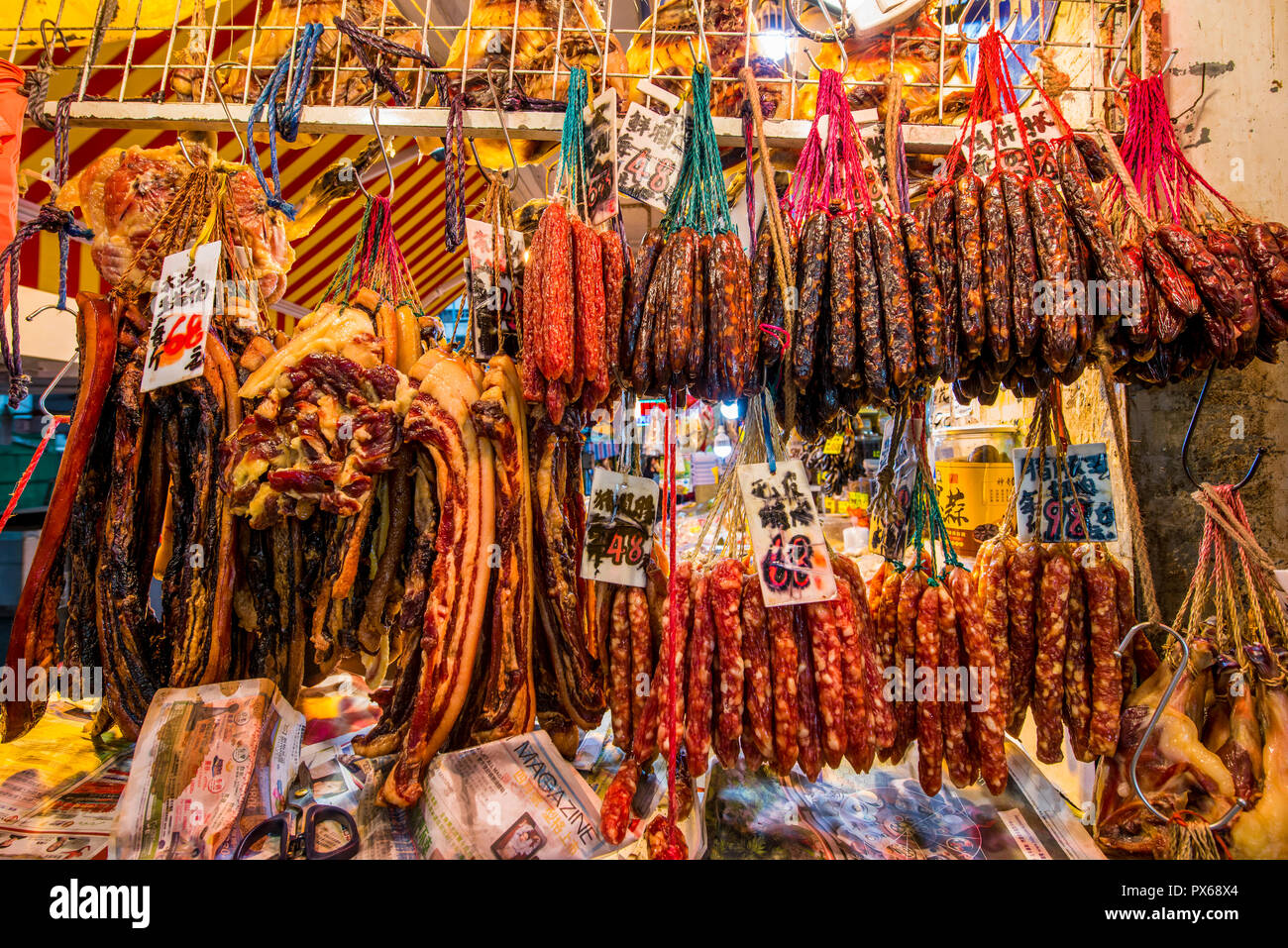 Nelson street market hong hi-res stock photography and images - Alamy