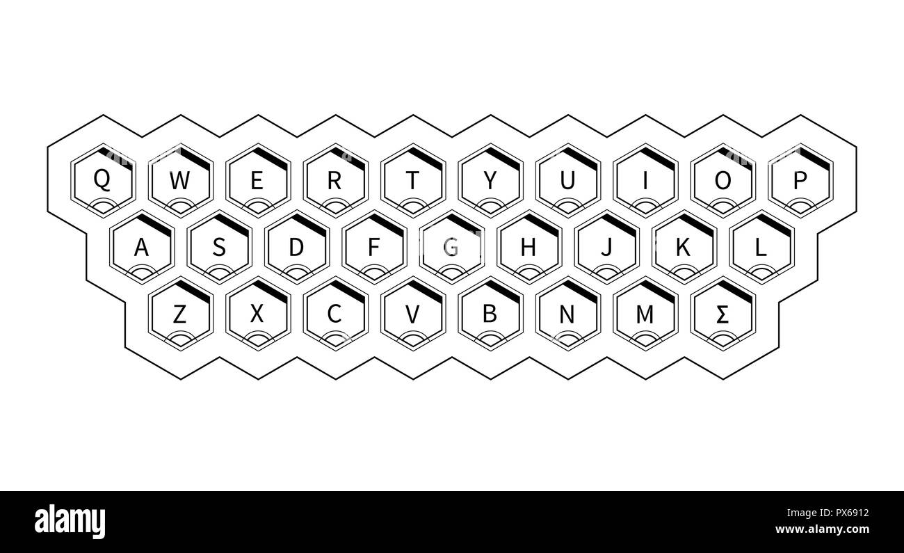 Concept Futuristic Keypad