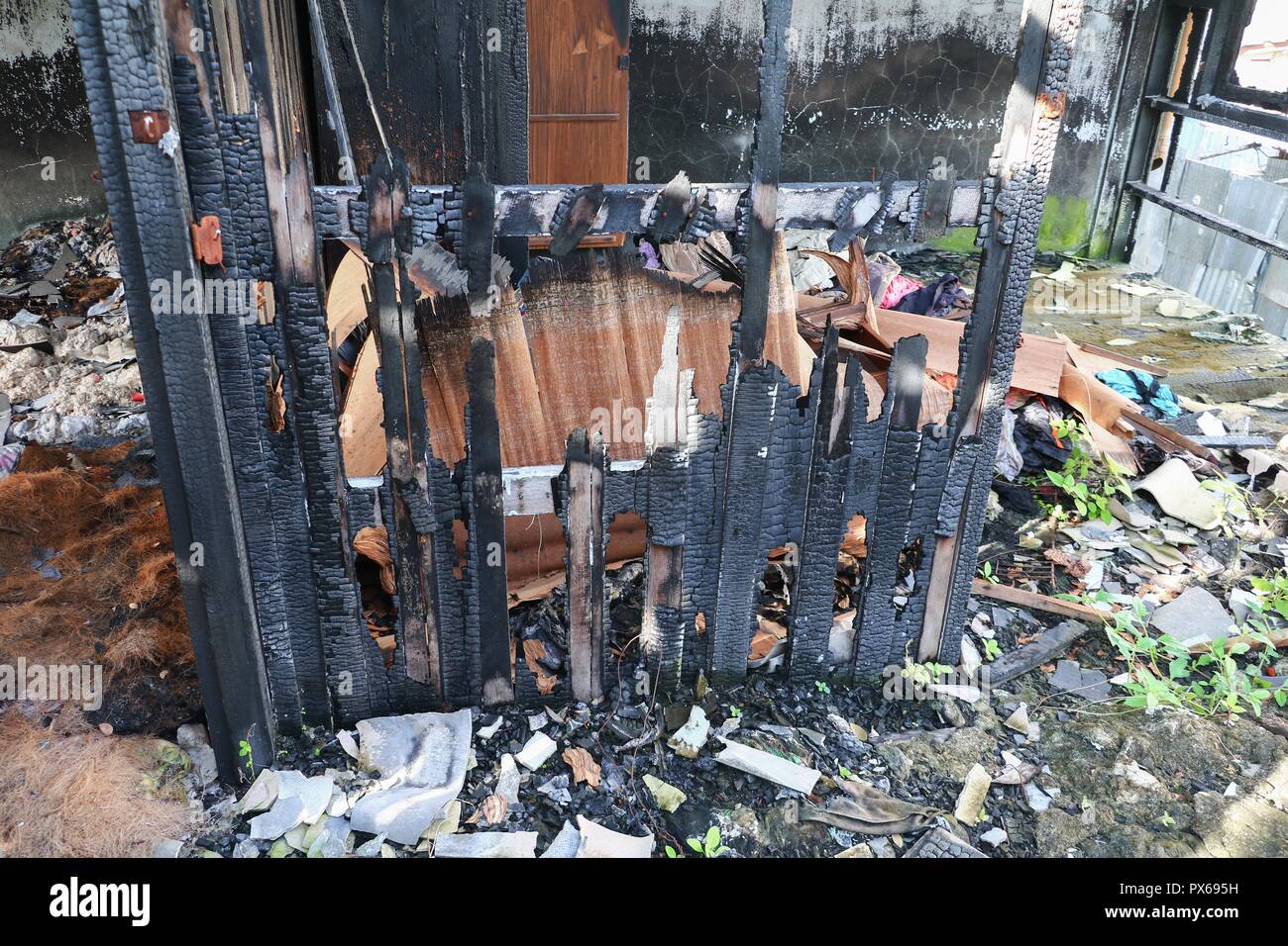 home fire detail images conflagration with copy space for add text ...