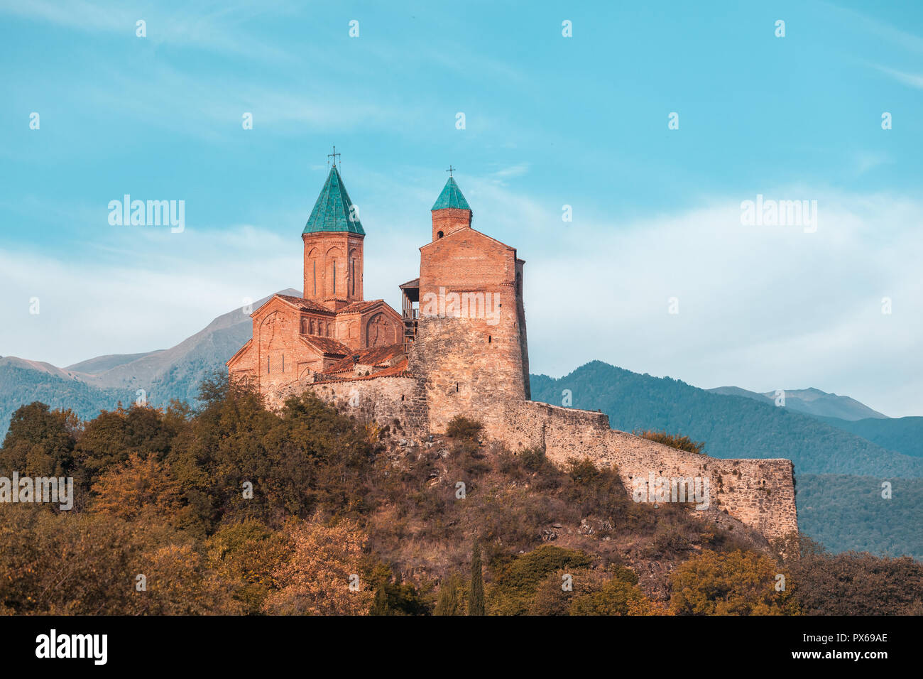 Gremi Monastery Complex and royal residence in Georgia, located in ...
