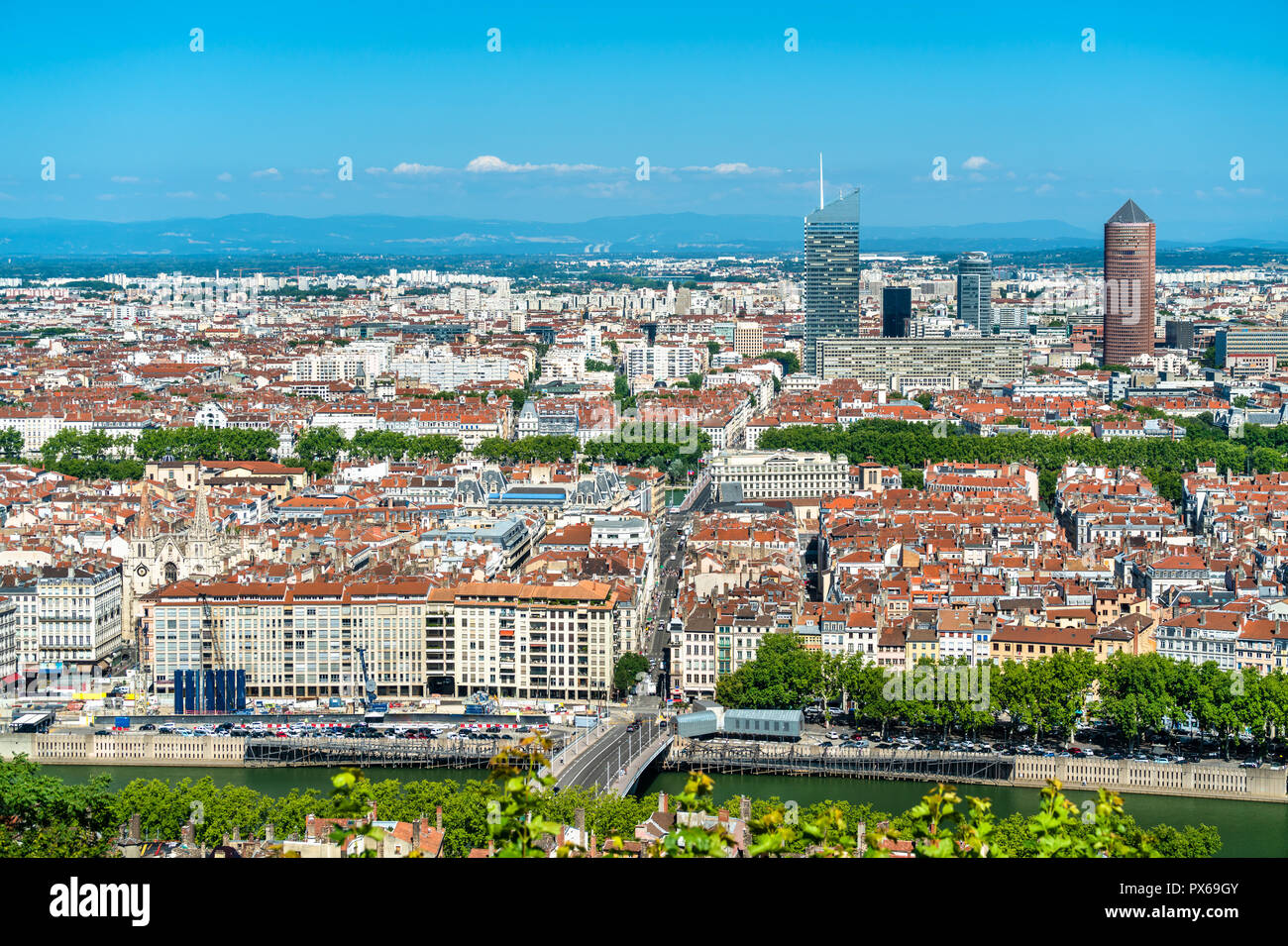 Landscape city street lyon france hi-res stock photography and images ...