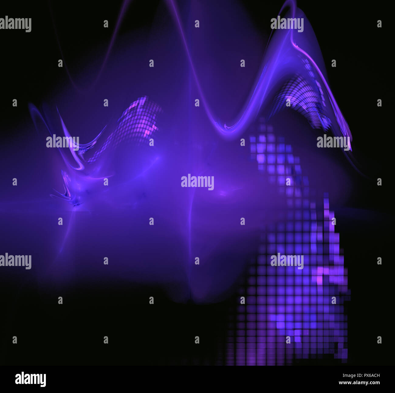 Purple fractal circle sphere. Fantasy fractal texture. Digital art. 3D ...