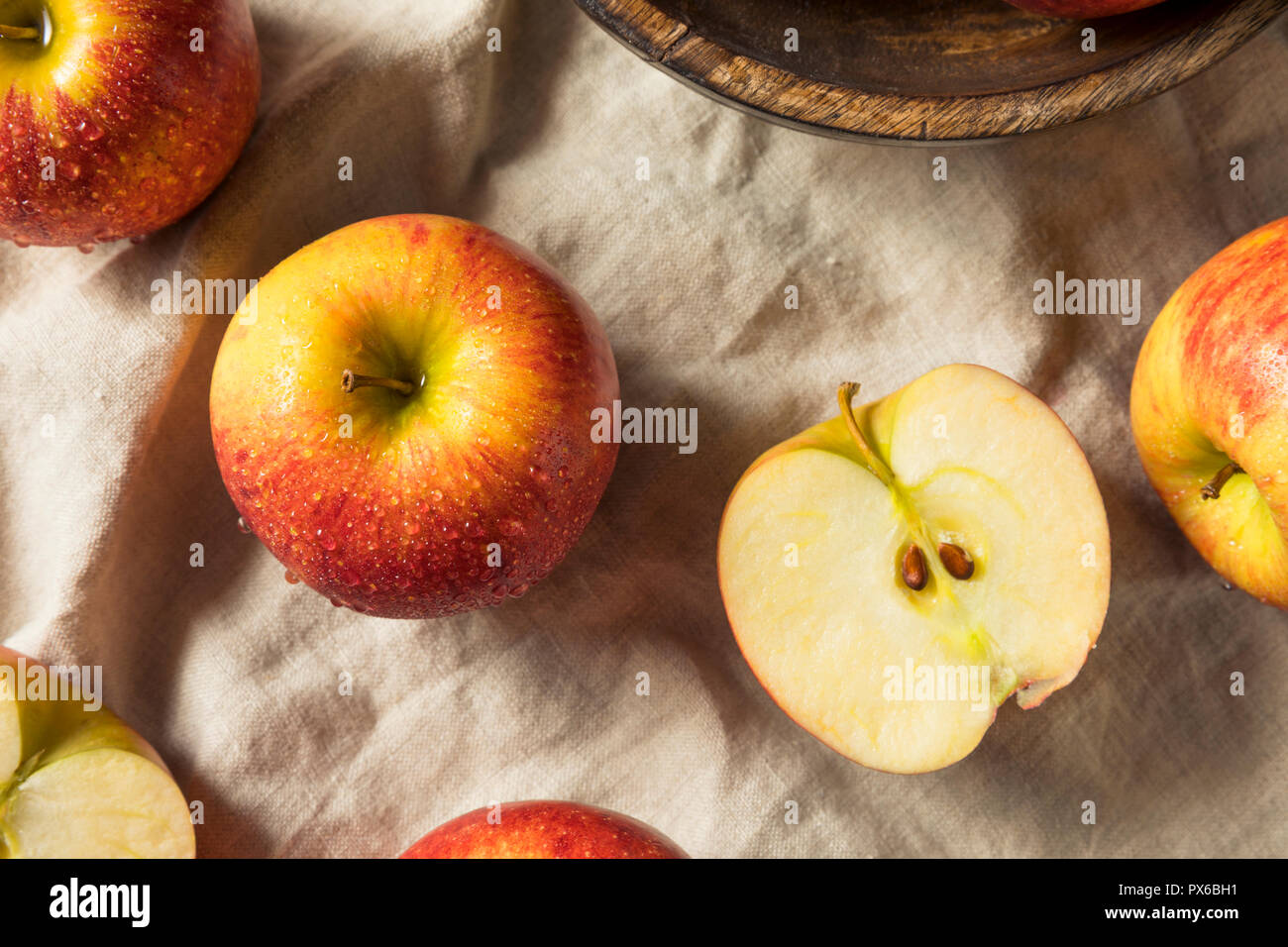 Raw Red Organic Envy Apples Ready to Eat Stock Photo - Alamy