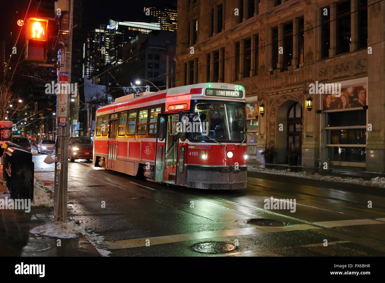 Night shot of Toronto subway. Ontario, Canada Stock Photo - Alamy