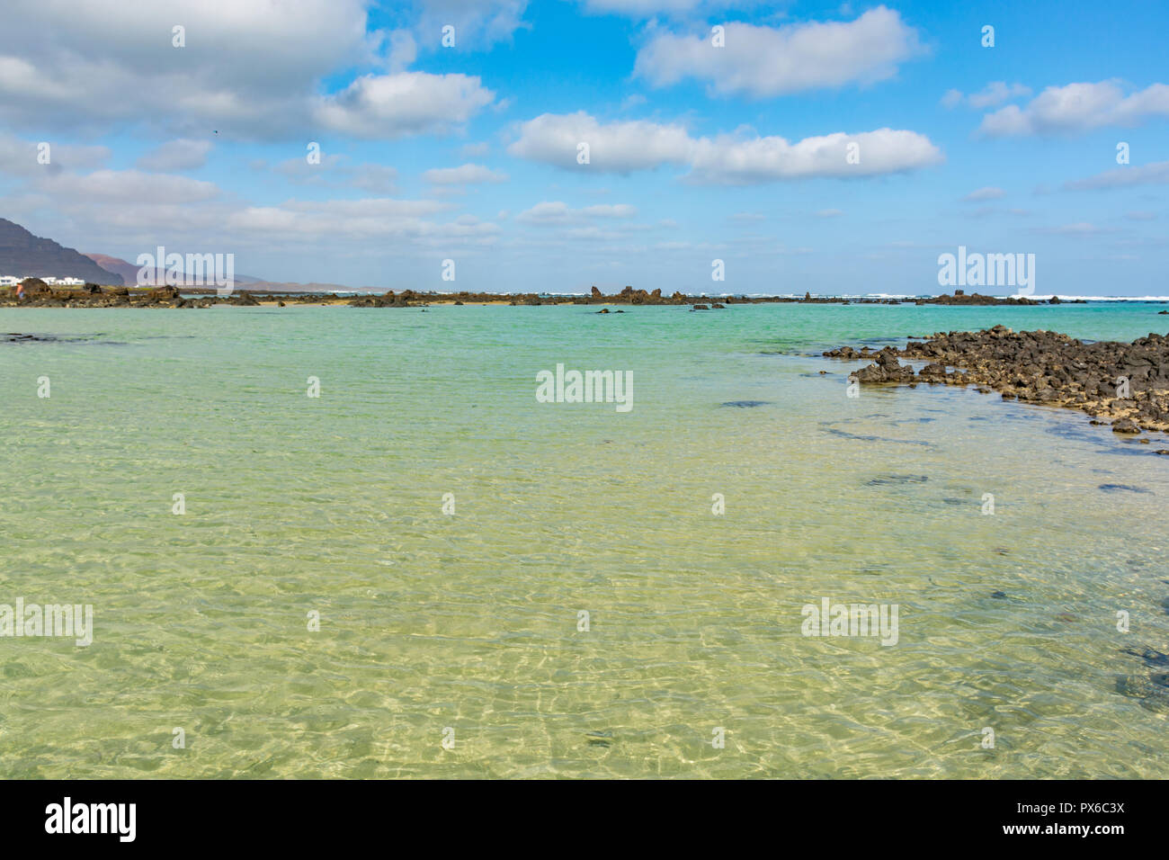 Playa caleton blanco lanzarote hi-res stock photography and images - Alamy
