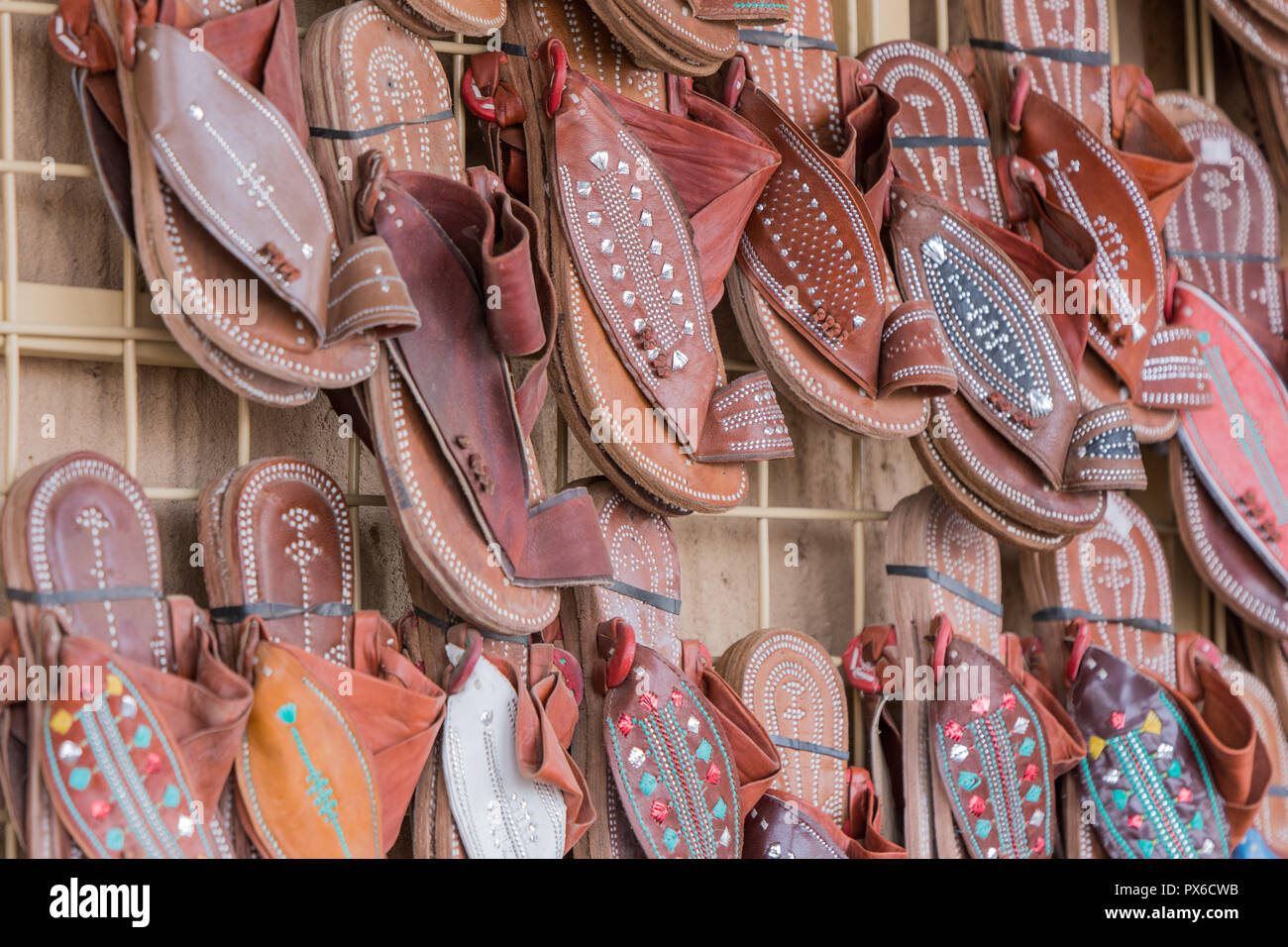 traditional shoe of Arab cloth Stock Photo - Alamy