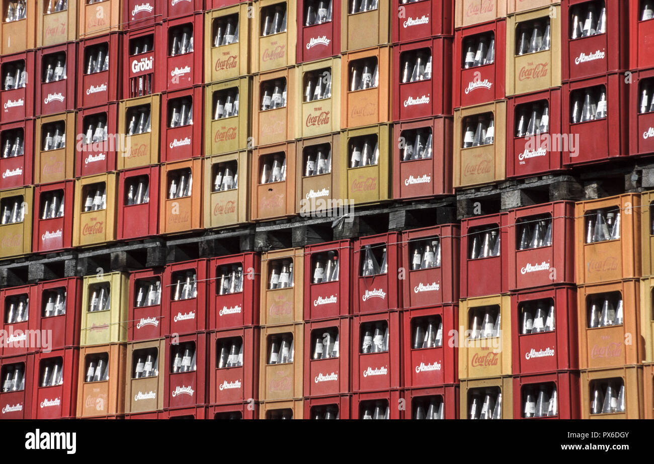 Storage of Coca Cola Stock Photo - Alamy