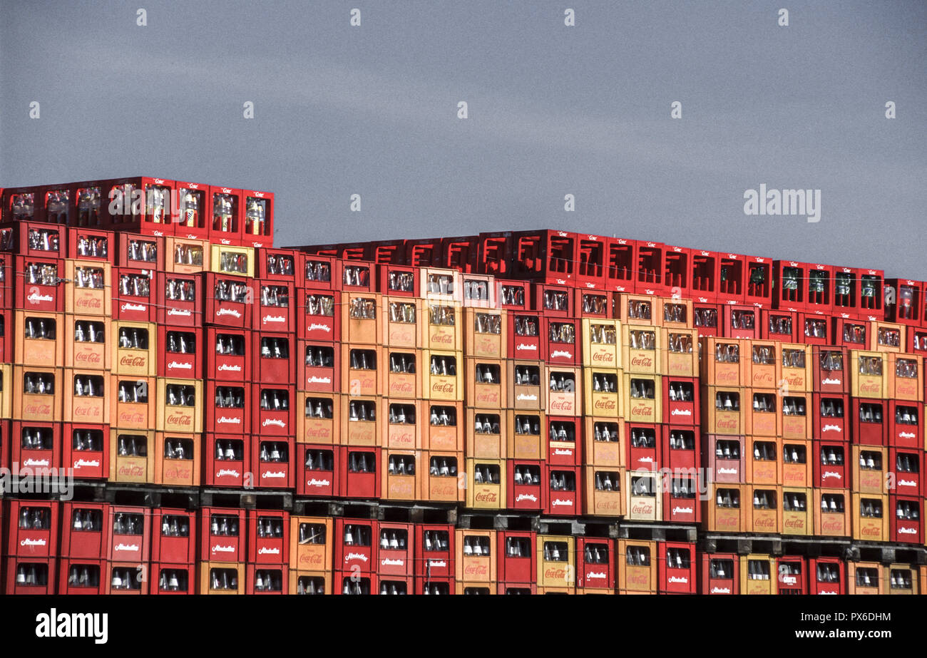 Storage of Coca Cola Stock Photo - Alamy