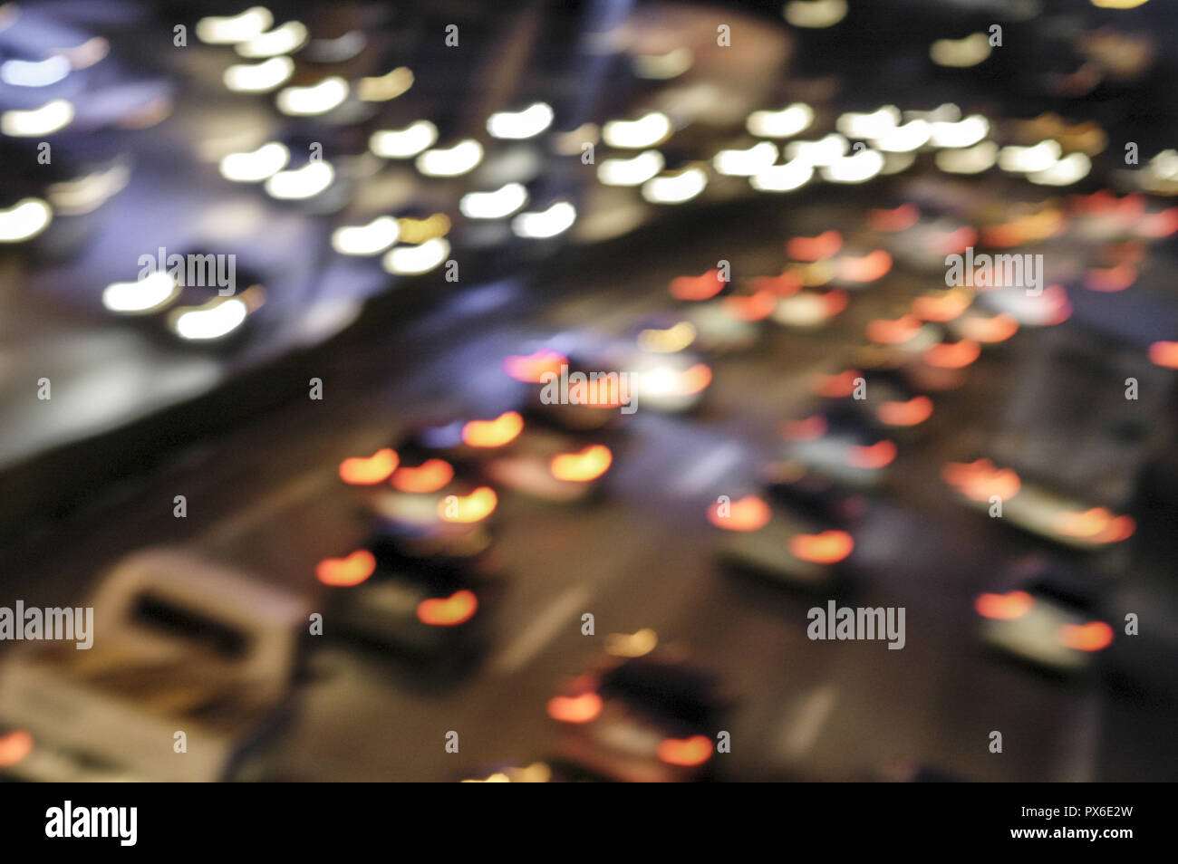 Traffic at city highway at evening, Austria, Vienna, traffic, Vienna ...