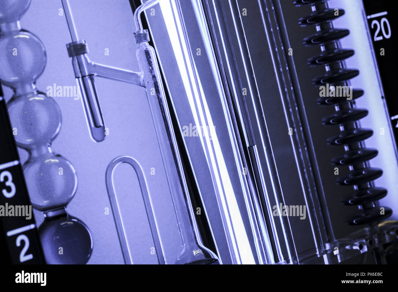 Laboratory, test arrangement, gadget with measuring unit Stock Photo ...