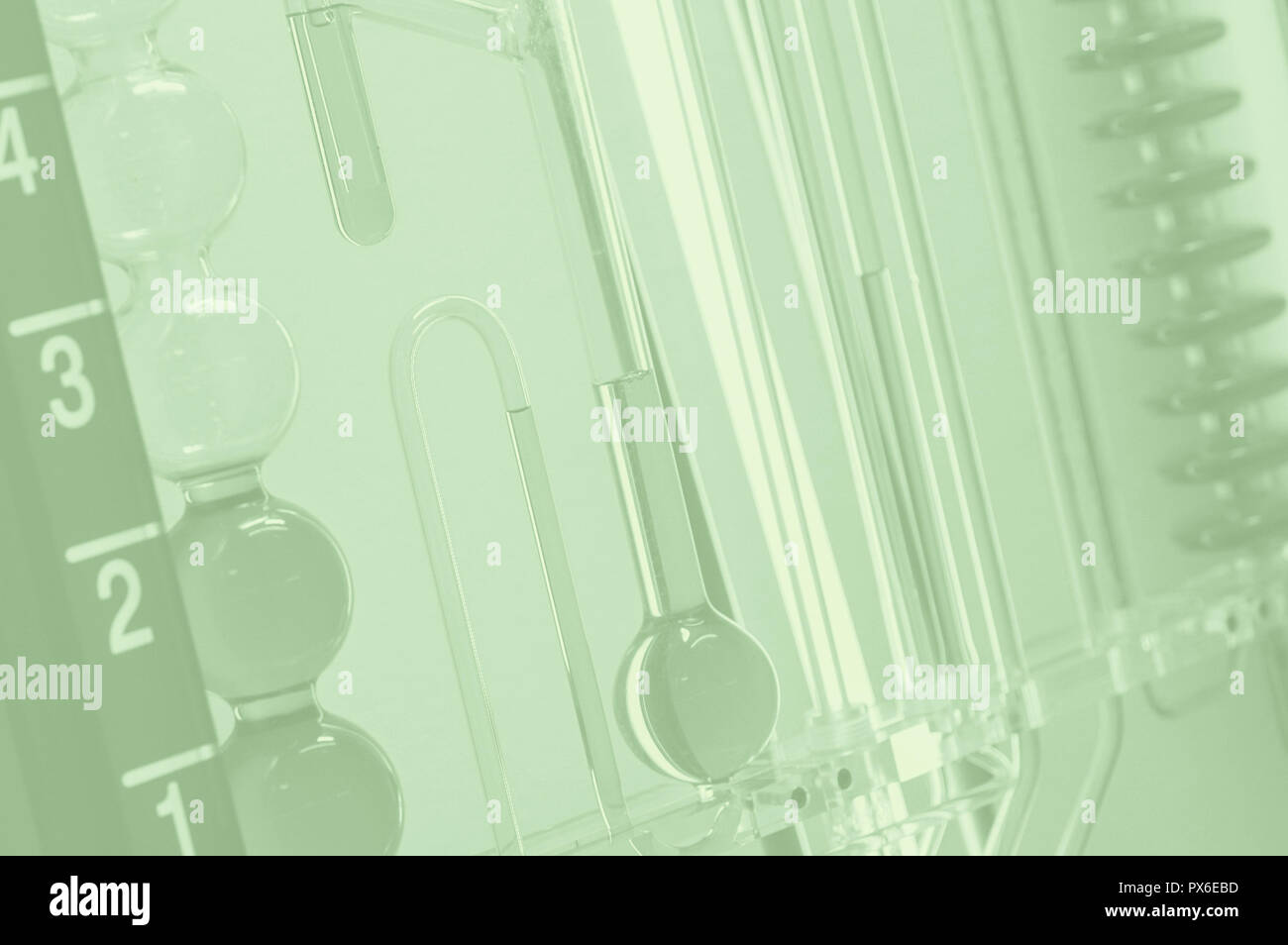 Laboratory, test arrangement, gadget with measuring unit Stock Photo ...