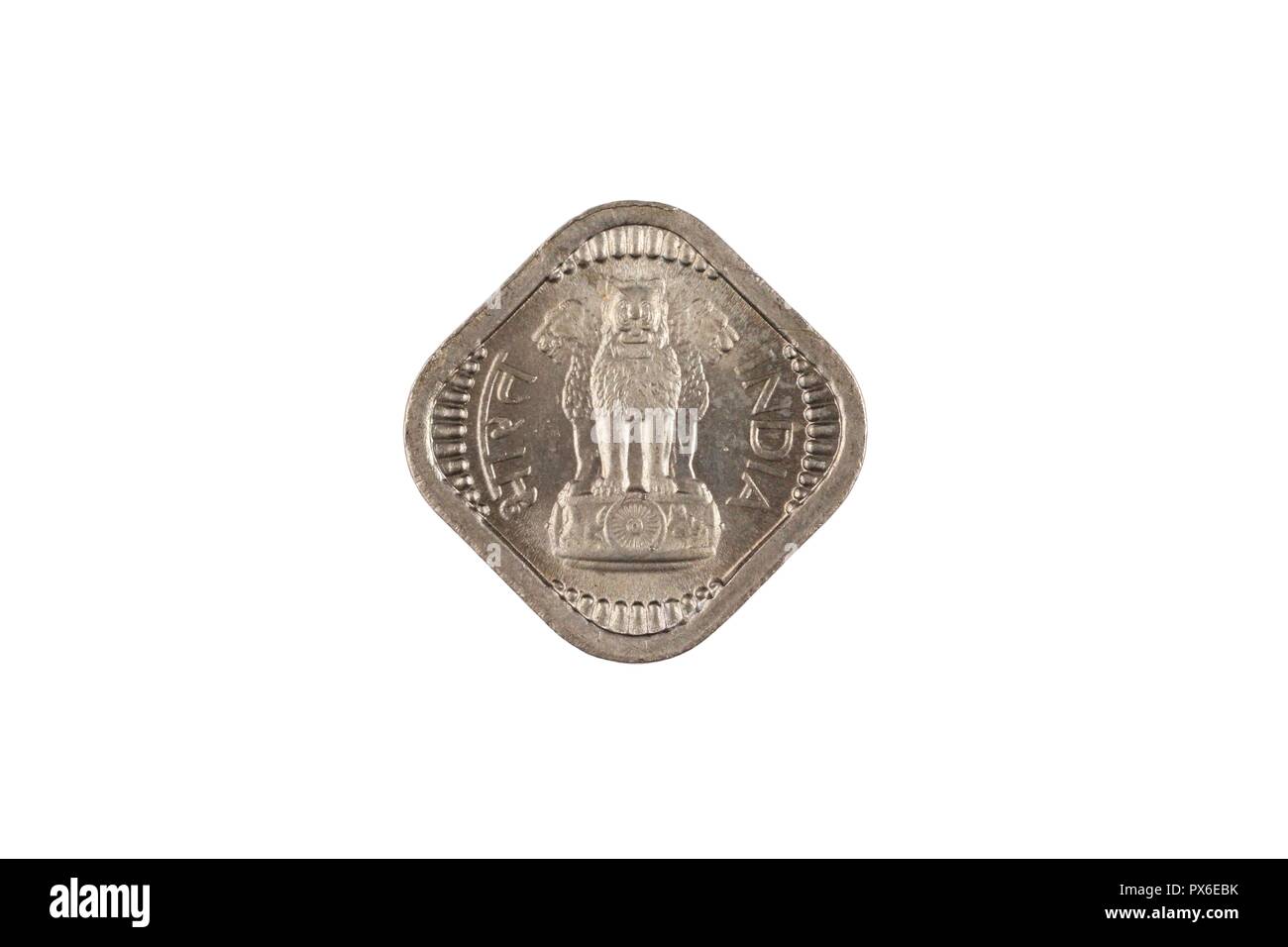 Indian old coins Cut Out Stock Images & Pictures - Alamy