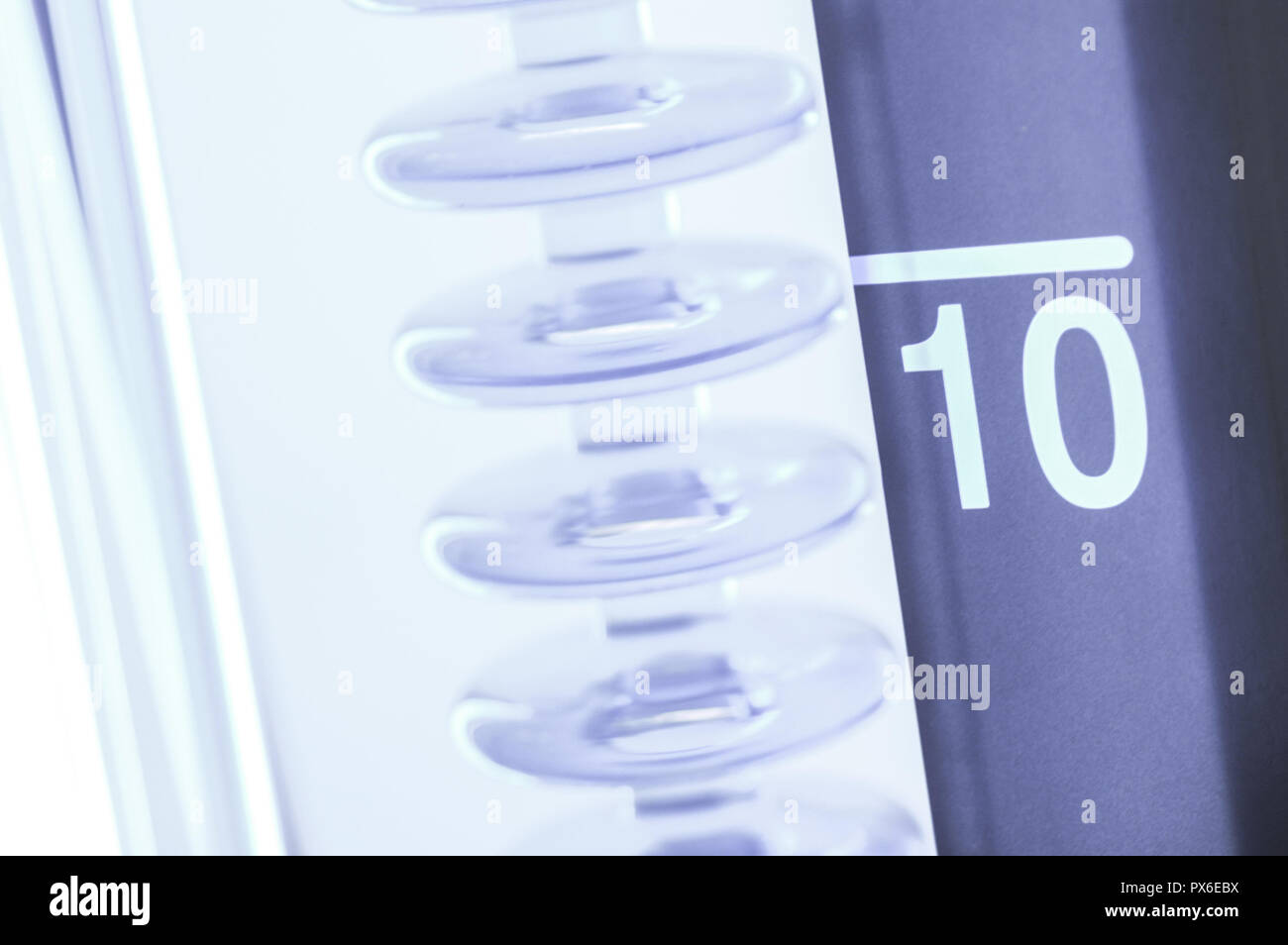 Laboratory, test arrangement, gadget with measuring unit, spiral Stock ...