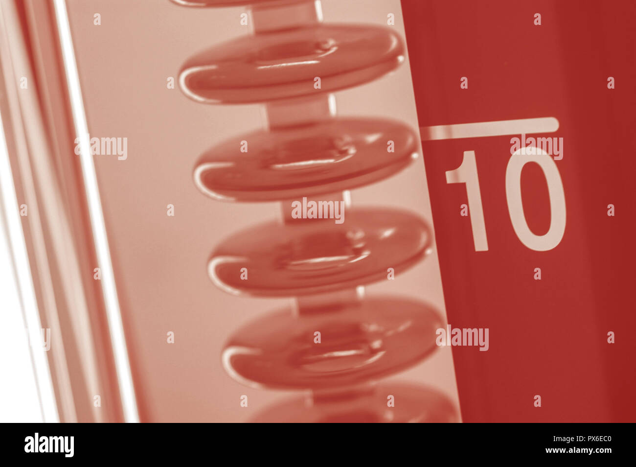 Laboratory, test arrangement, gadget with measuring unit, spiral Stock ...