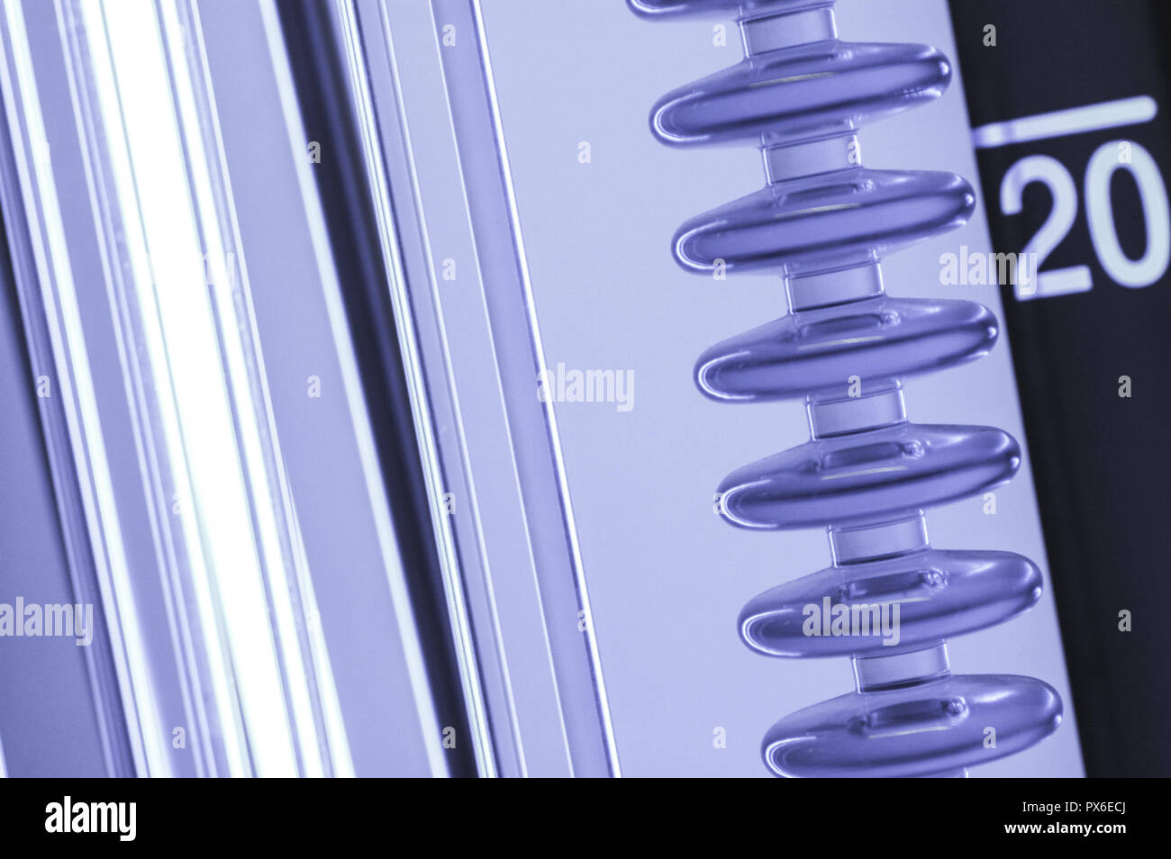 Laboratory, test arrangement, gadget with measuring unit, spiral Stock ...