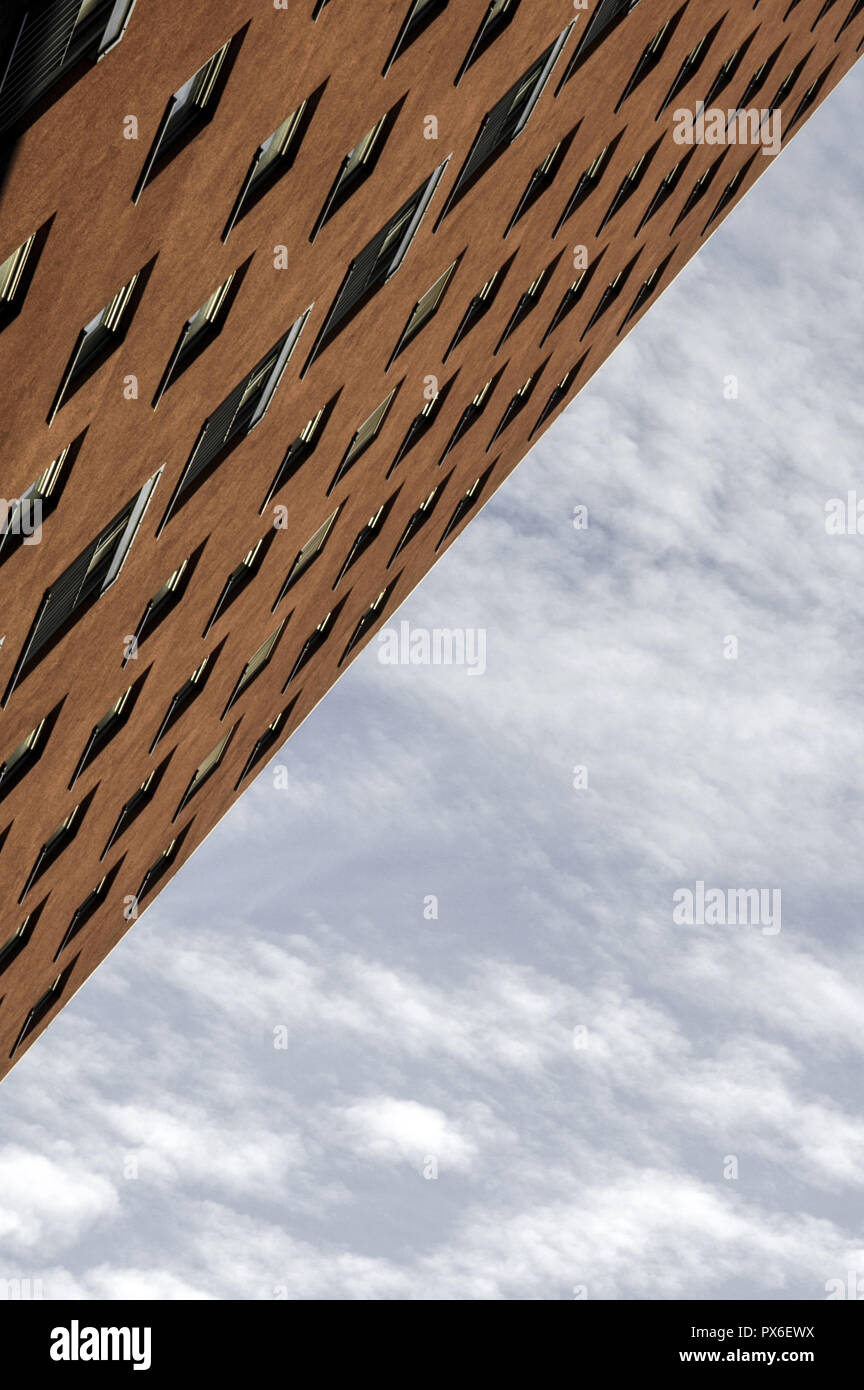 Wienerberg City, modern architecture, blocks of flats, Austria, Vienna ...