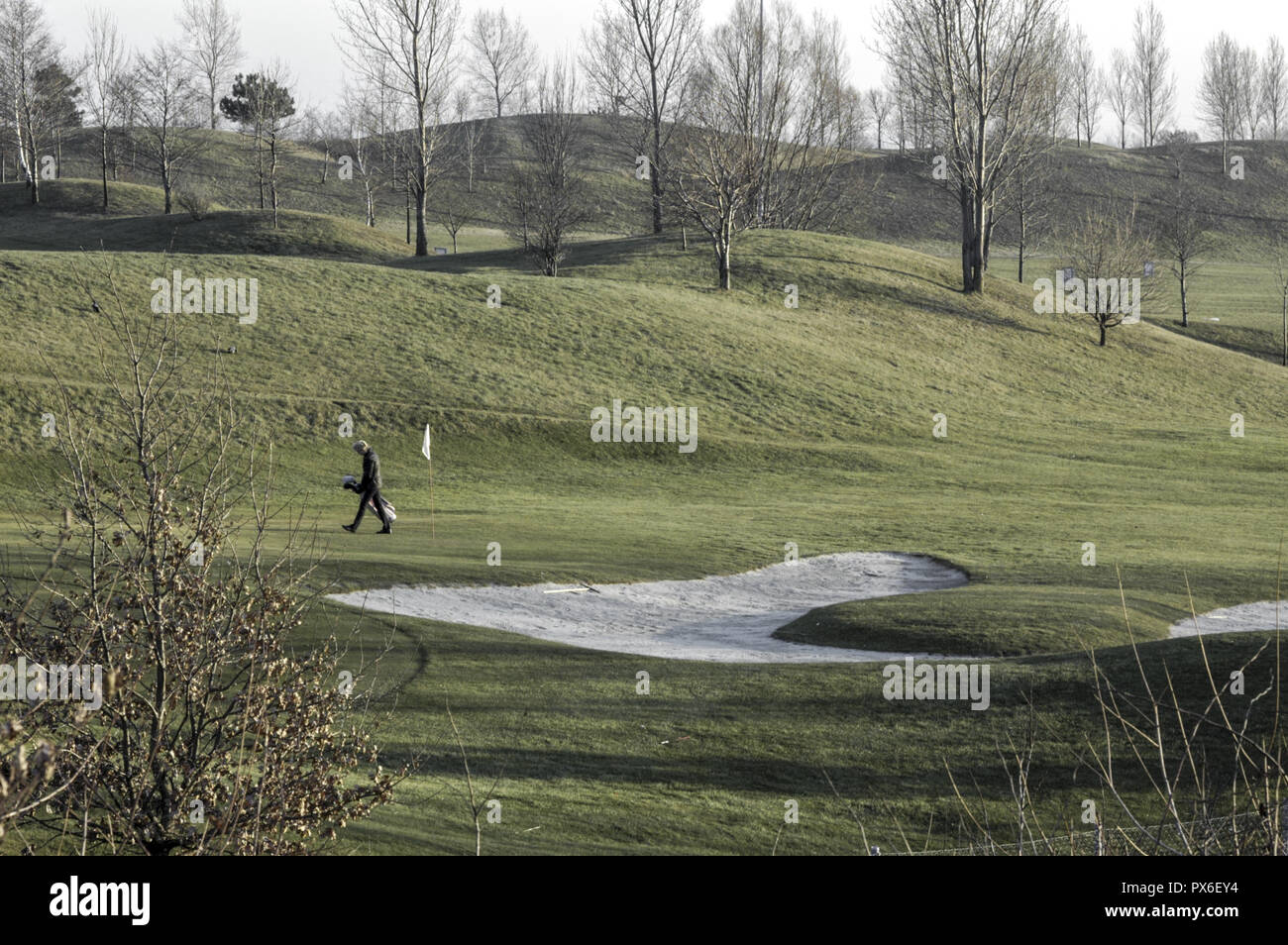 Golf course, Austria, Vienna, 10. district, Wienerberg Stock Photo - Alamy