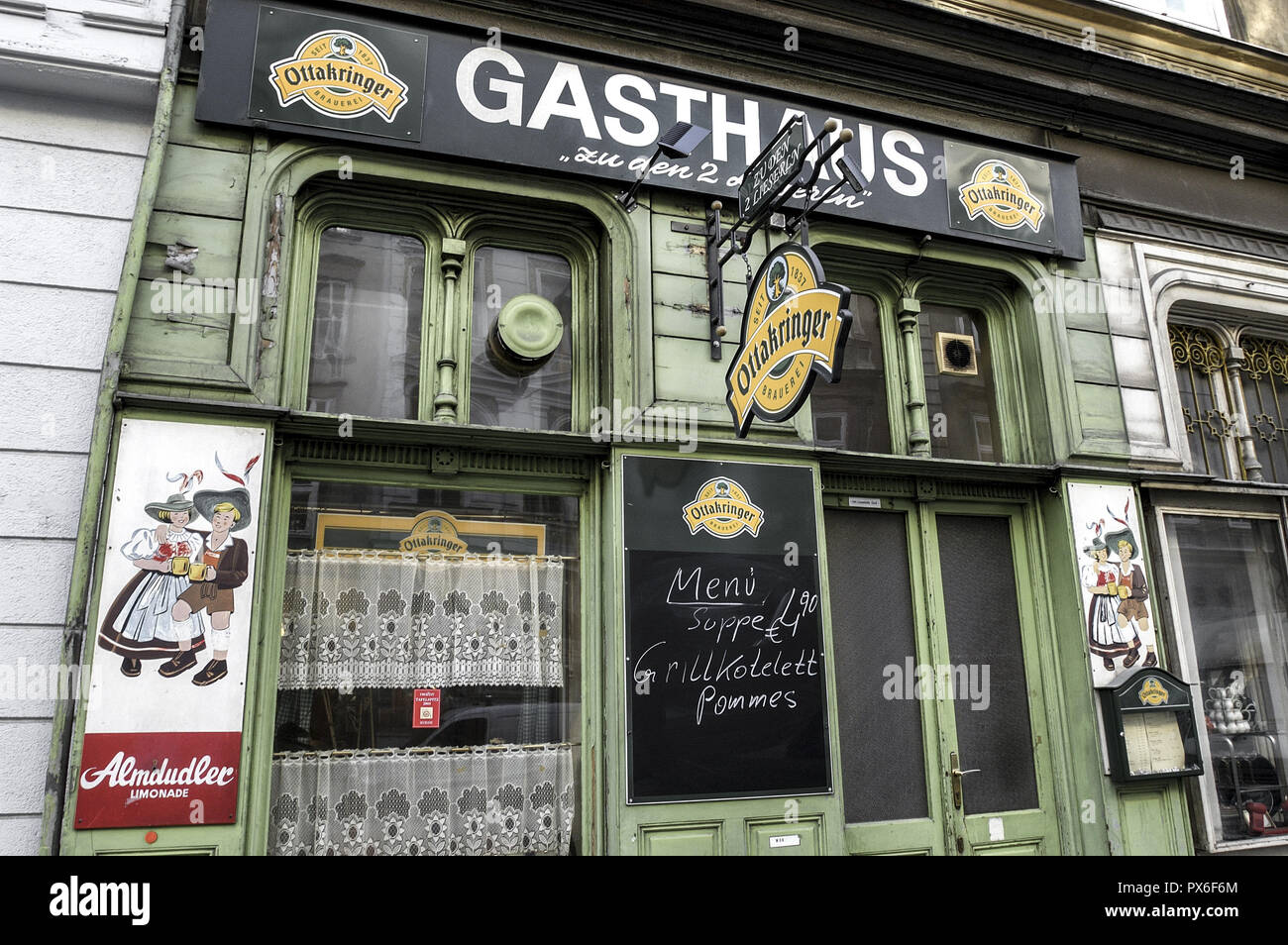 Gasthaus, Austria, Vienna, 7. District, Burggasse Stock Photo - Alamy