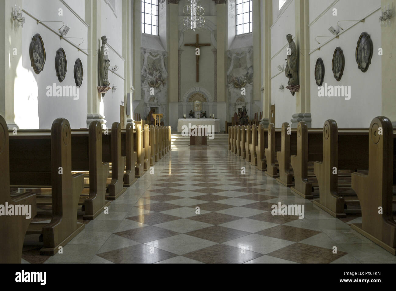 Charterhouse Gaming, church, Austria, Lower Austria, Mostviertel ...