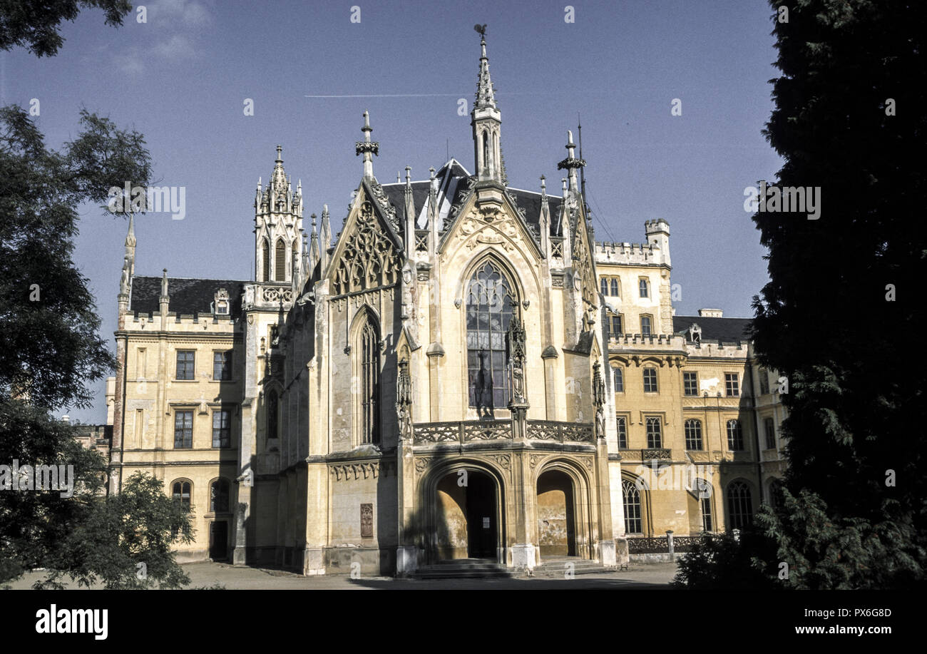 Castle Lednice, World Heritage Site, Czech Republic, Southern Morava ...