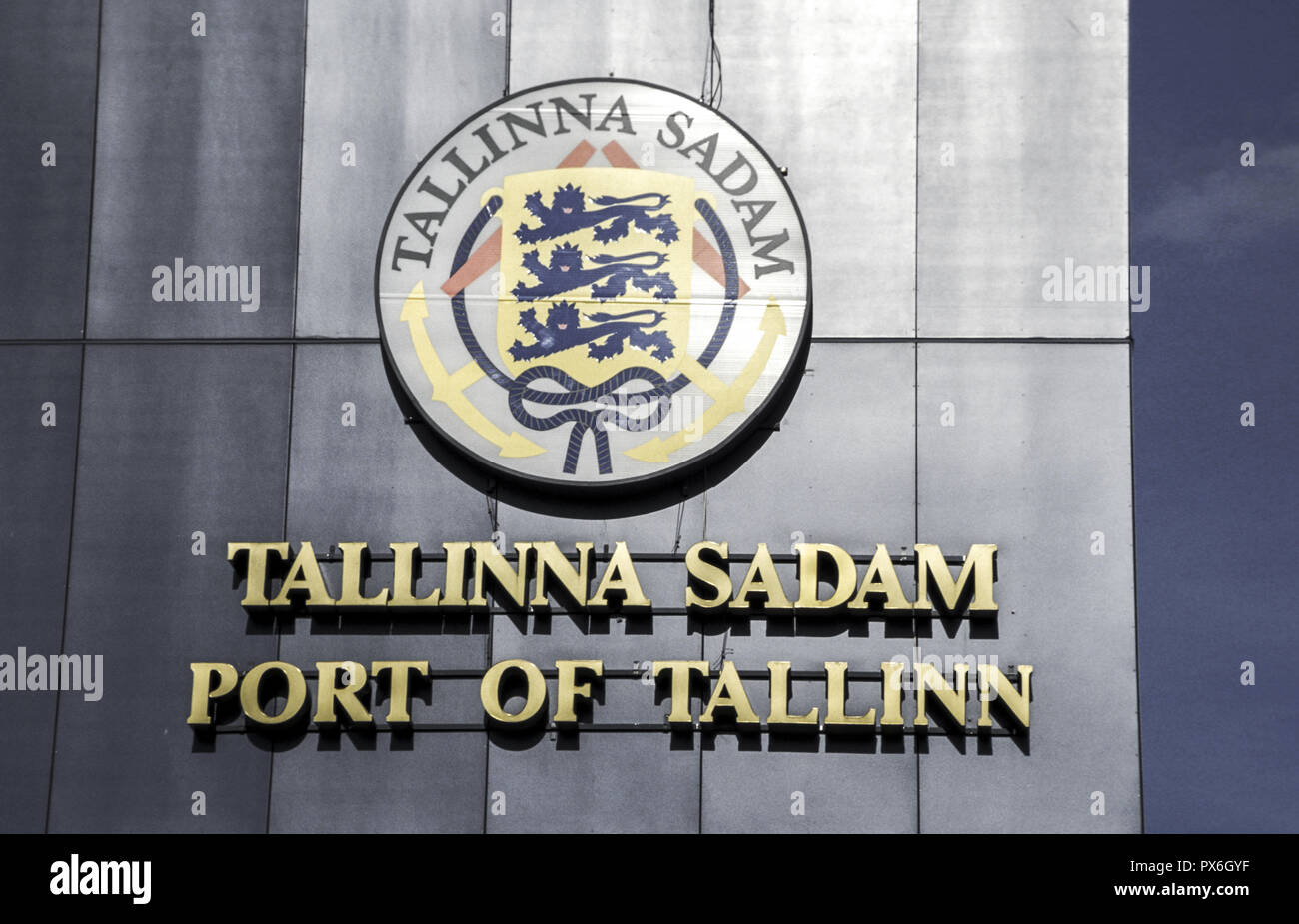Harbour, Talinn, emblem, Estonia, Tallinn Stock Photo - Alamy