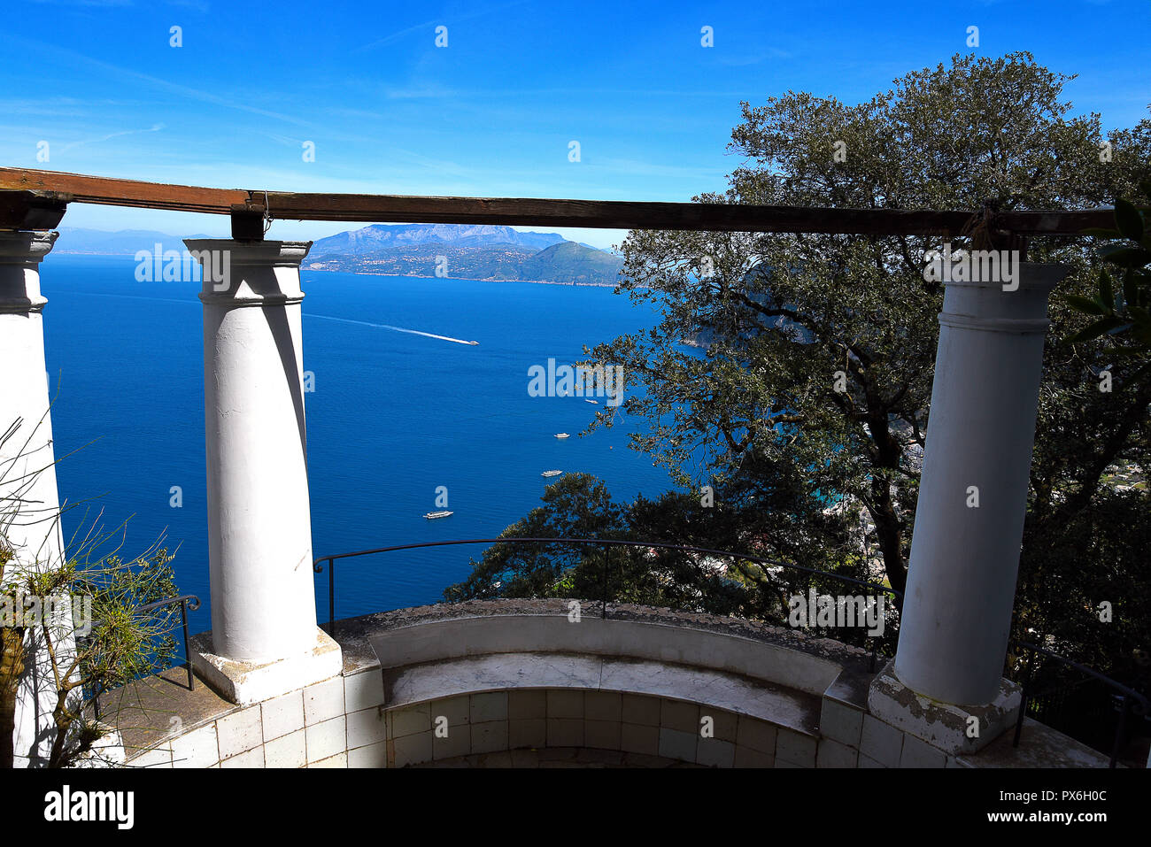 The Villa San Michele in Anacapri which was the home built by Swedish Doctor Axel Munthe.Its ...