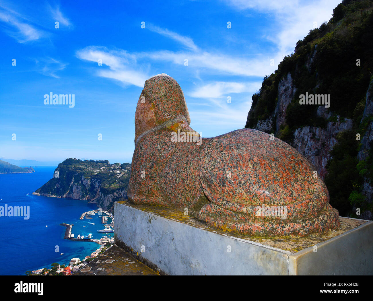 The Villa San Michele in Anacapri which was the home built by Swedish Doctor Axel Munthe.Its ...