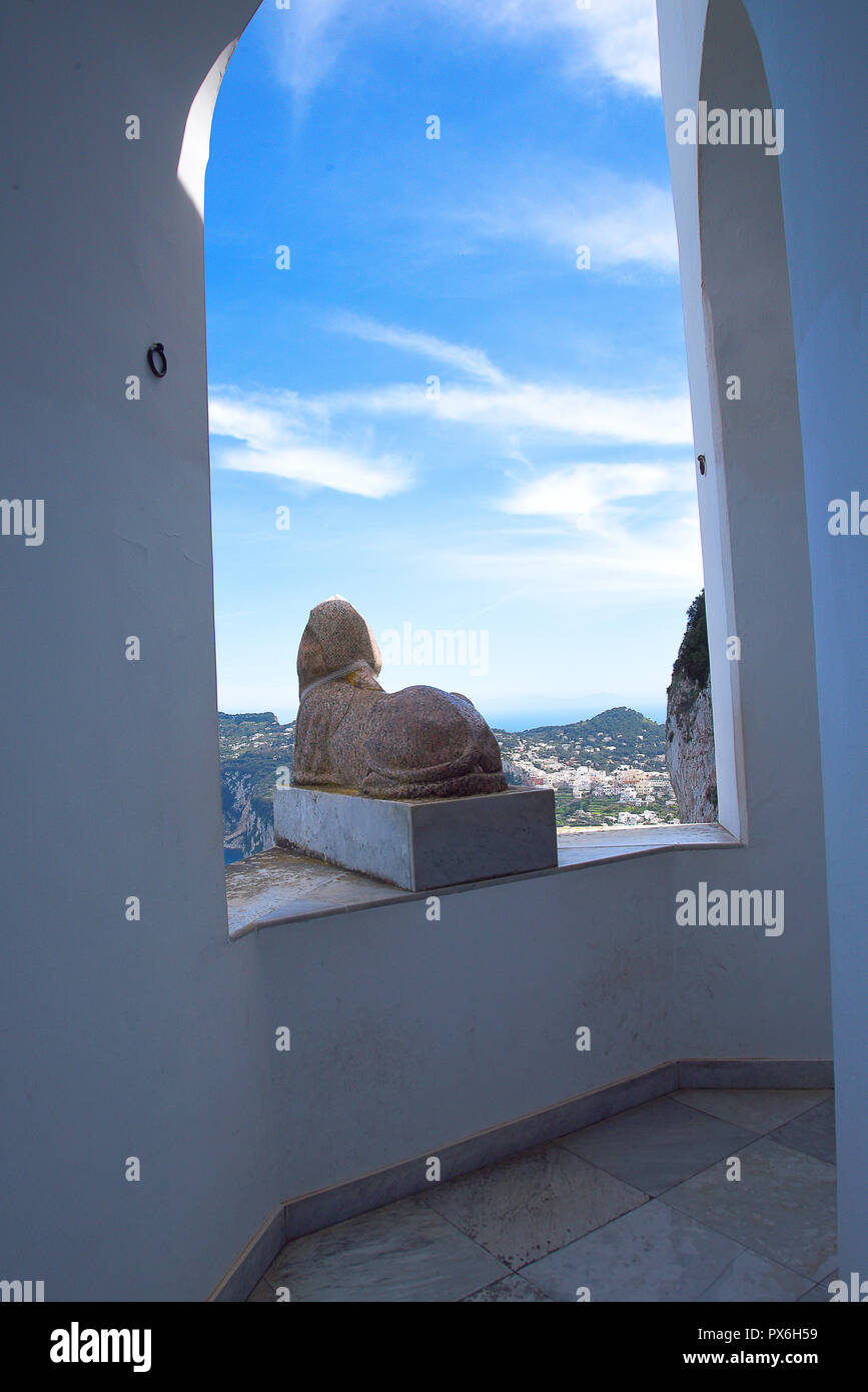 The Villa San Michele in Anacapri which was the home built by Swedish Doctor Axel Munthe.Its ...