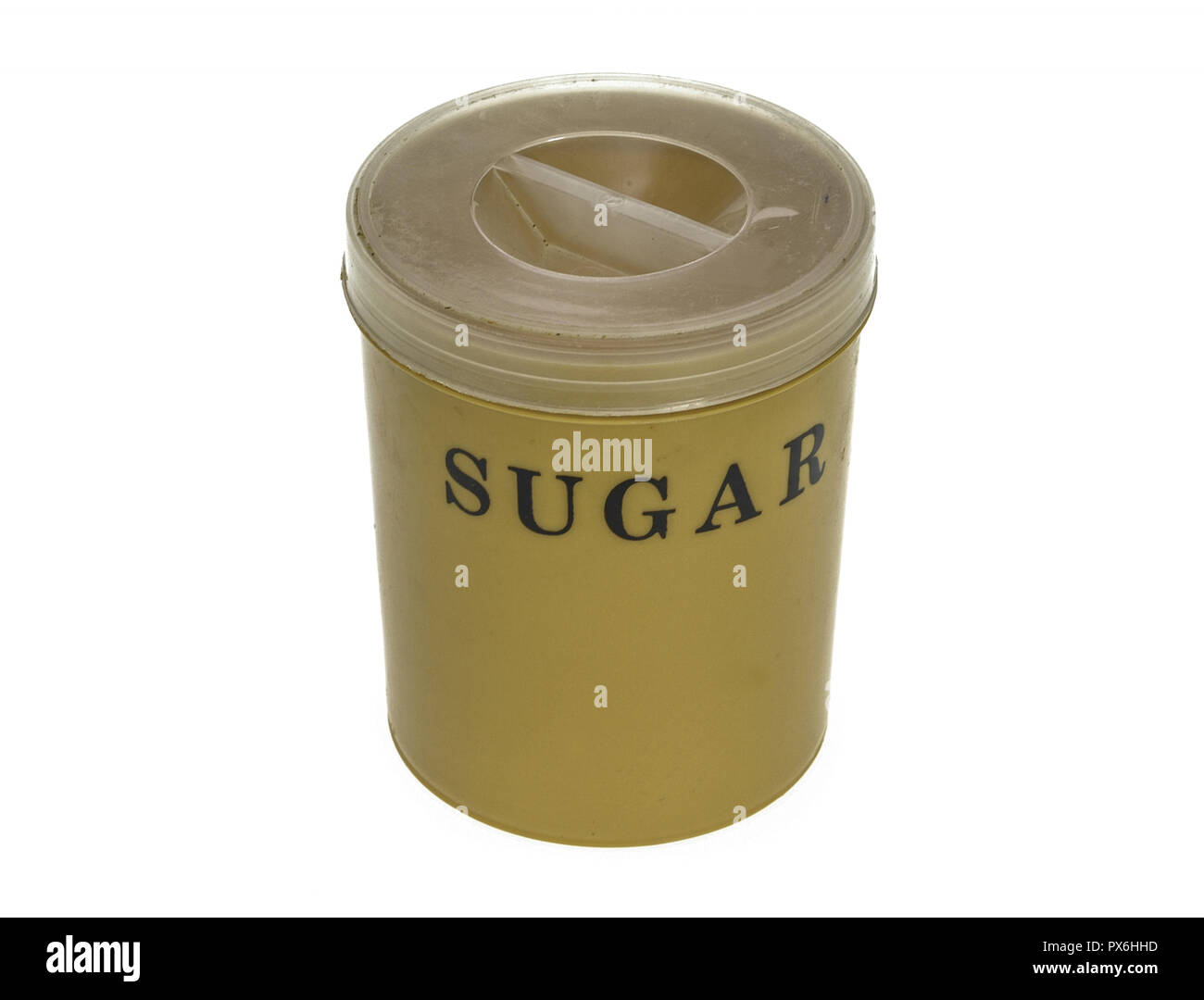 Plastic box for sugar Stock Photo - Alamy