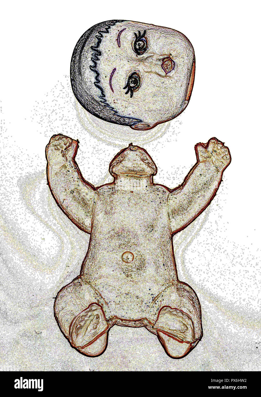 Parts of a doll Stock Photo - Alamy