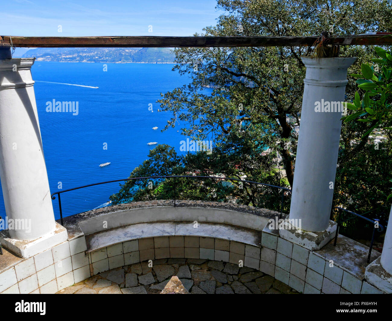 The Villa San Michele in Anacapri which was the home built by Swedish Doctor Axel Munthe.Its ...