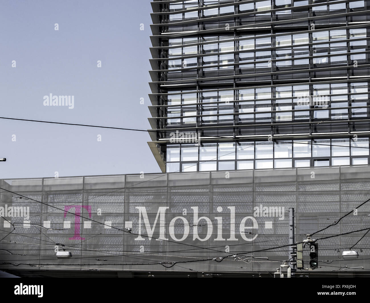Vienna t mobile building t center st hi-res stock photography and ...