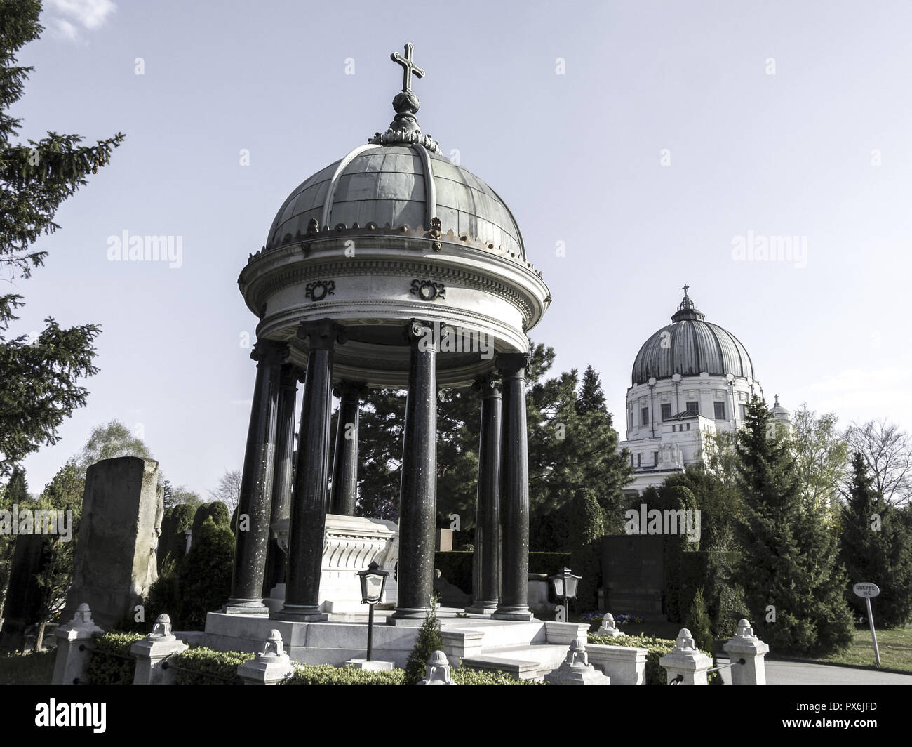 Vienna, central cemetery, Austria, 11. district, central graveyard ...