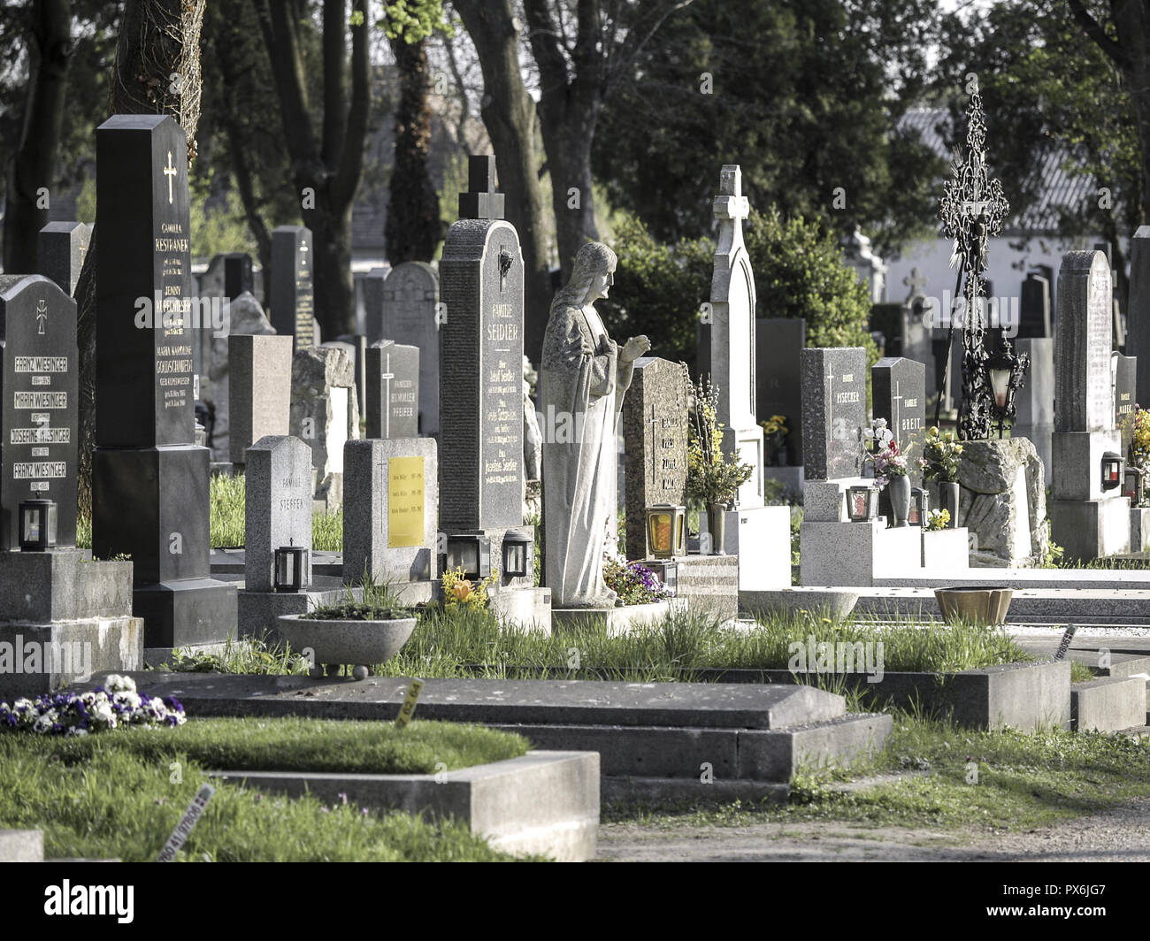 Vienna, central cemetery, Austria, 11. district, central graveyard ...