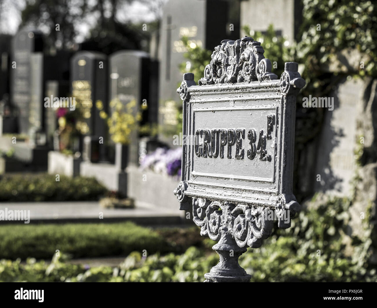 Vienna, central cemetery, Austria, 11. district, central graveyard ...