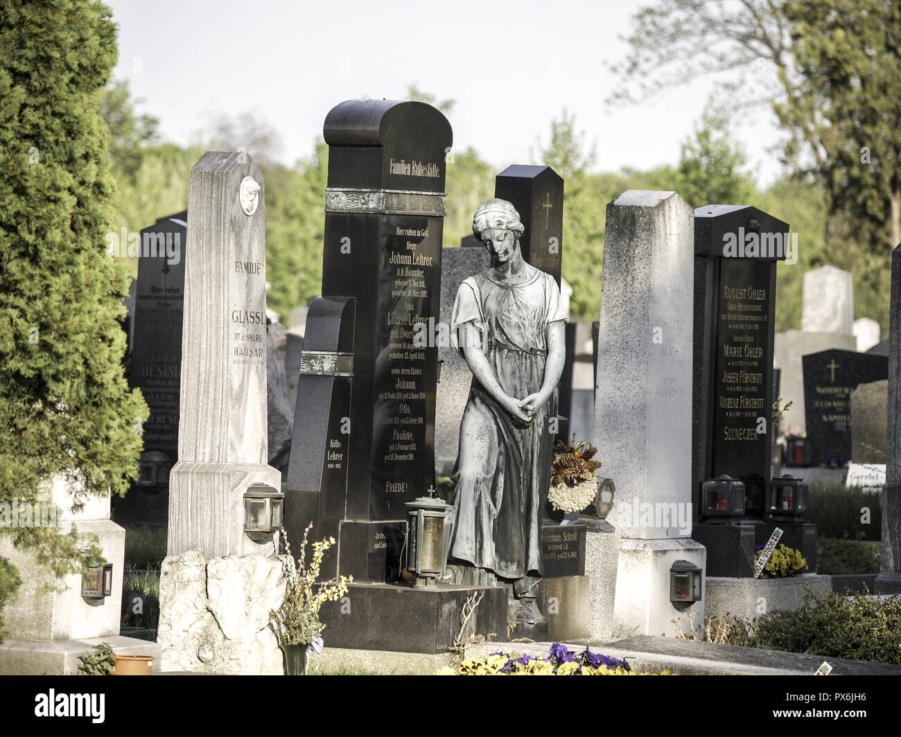 Vienna, central cemetery, Austria, 11. district, central graveyard ...