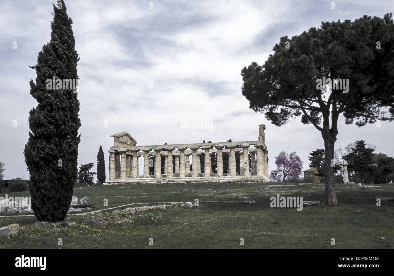 UNESCO World Heritage, Paestum, Italy, Campania Stock Photo - Alamy
