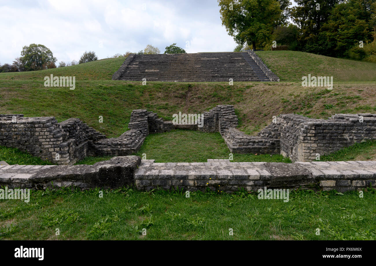 Roman theater augusta raurica culture history hi-res stock photography ...