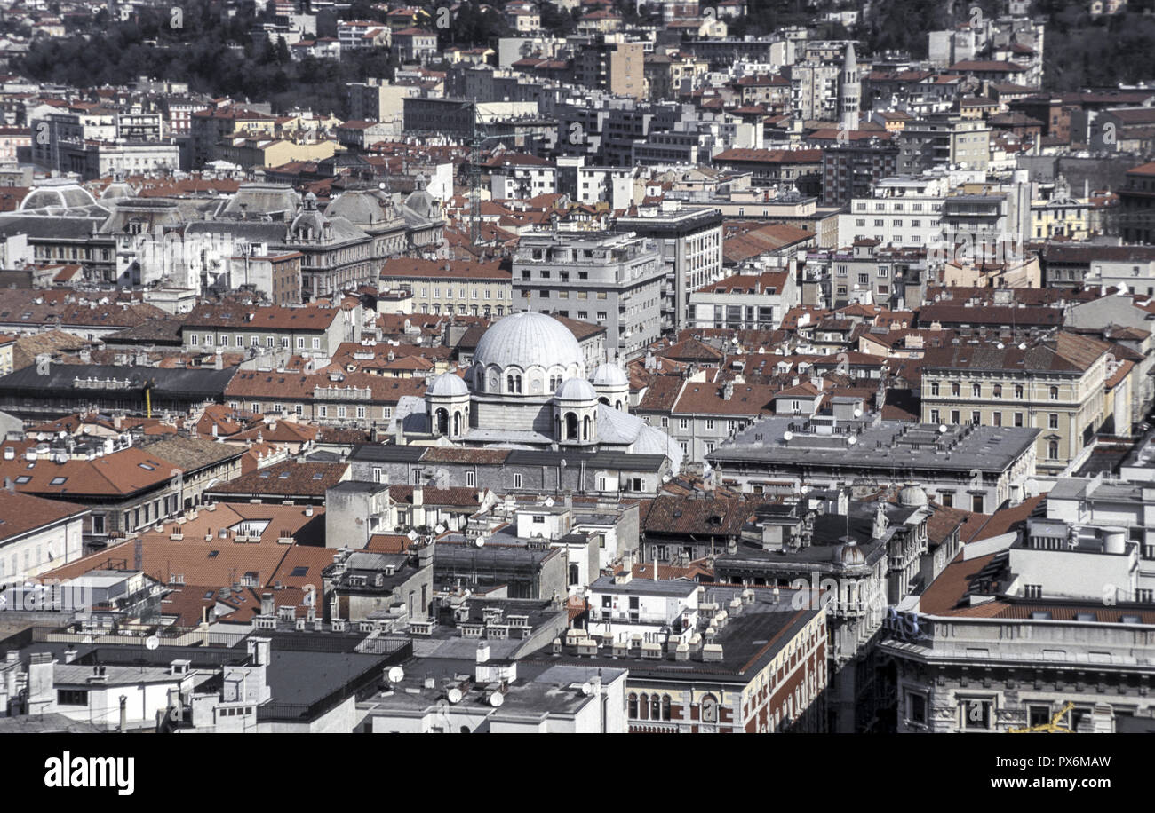Trieste, city view, panorama, Italy, Friaul-Julian Venetia, Triest ...