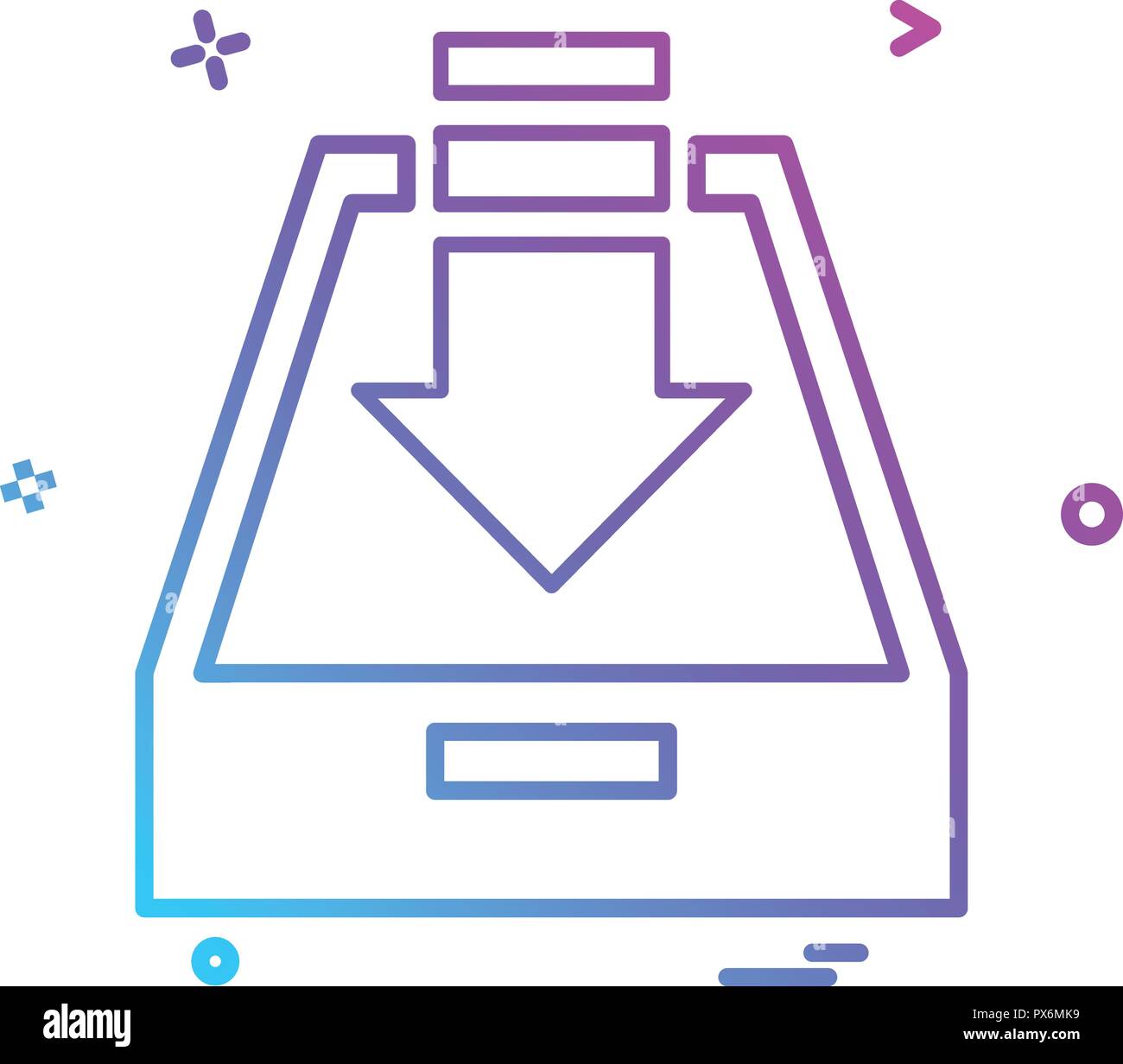 Dropbox icon design vector Stock Vector Image & Art - Alamy